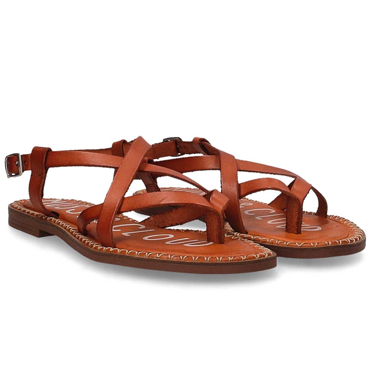 PURAPIEL FLAT SANDAL HYDRA IN BROWN