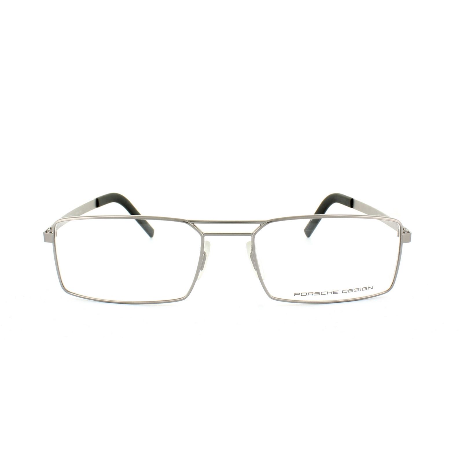 Porsche Design Rectangular Light Gun Mens Glasses Frames