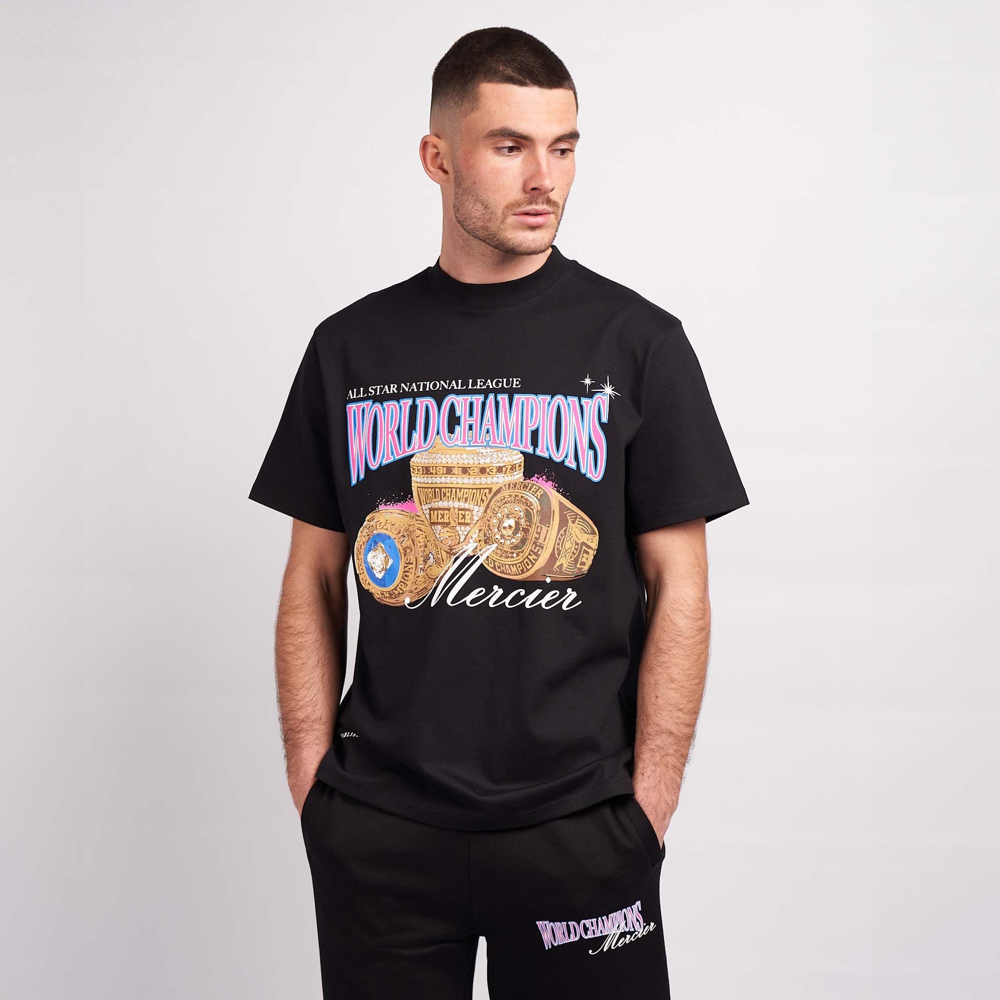 Men's Mercier World Champion T-Shirt in Black