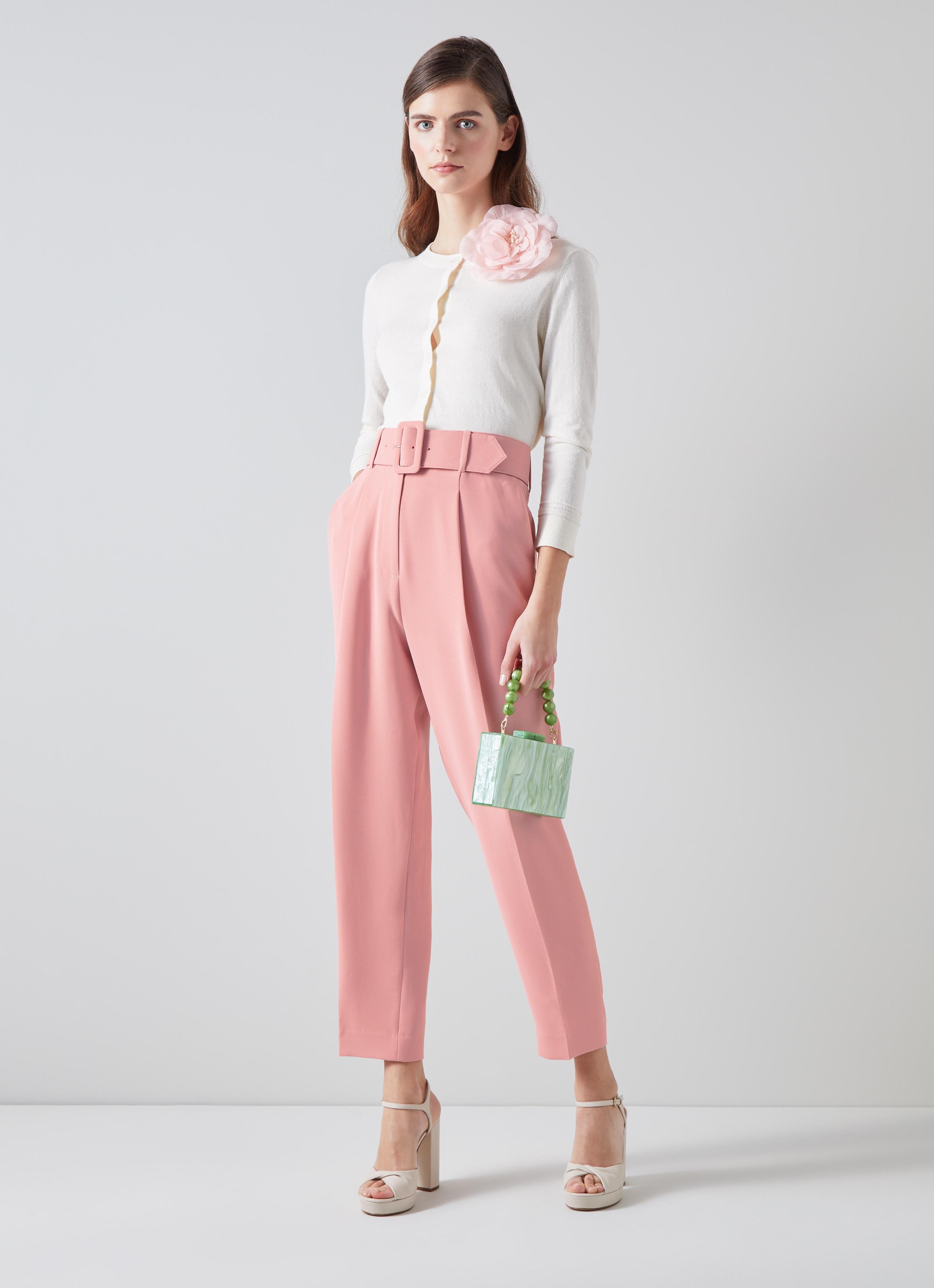 LK Bennett Tabitha Trousers, Rose