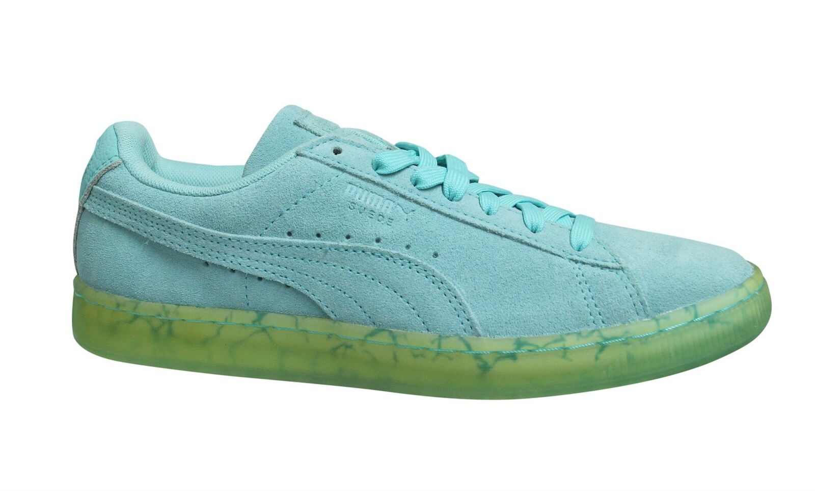 Puma Suede Classic Easter FM Aruba Blue Low Lace Up Mens Trainers 362556 01