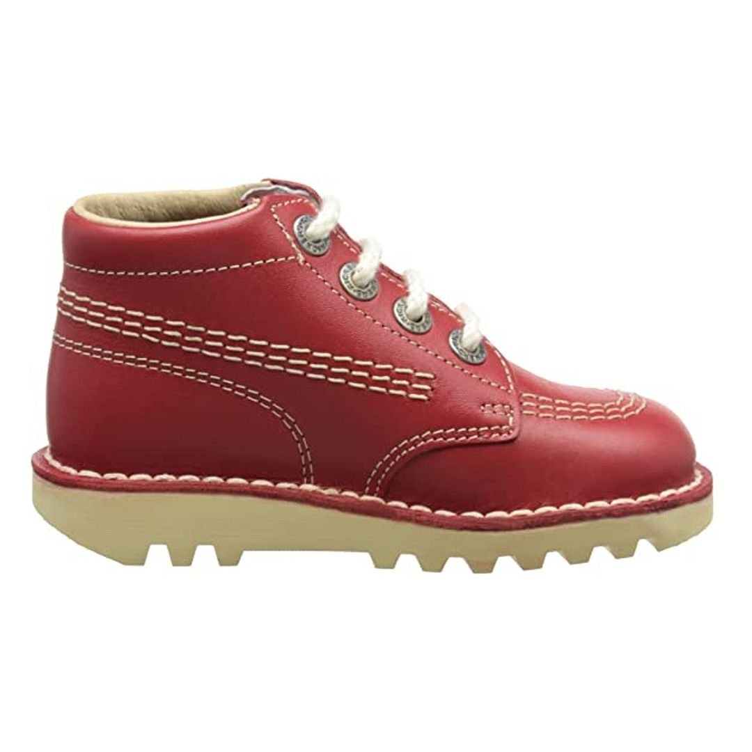 Kickers Hi I Core Kids Red Boots