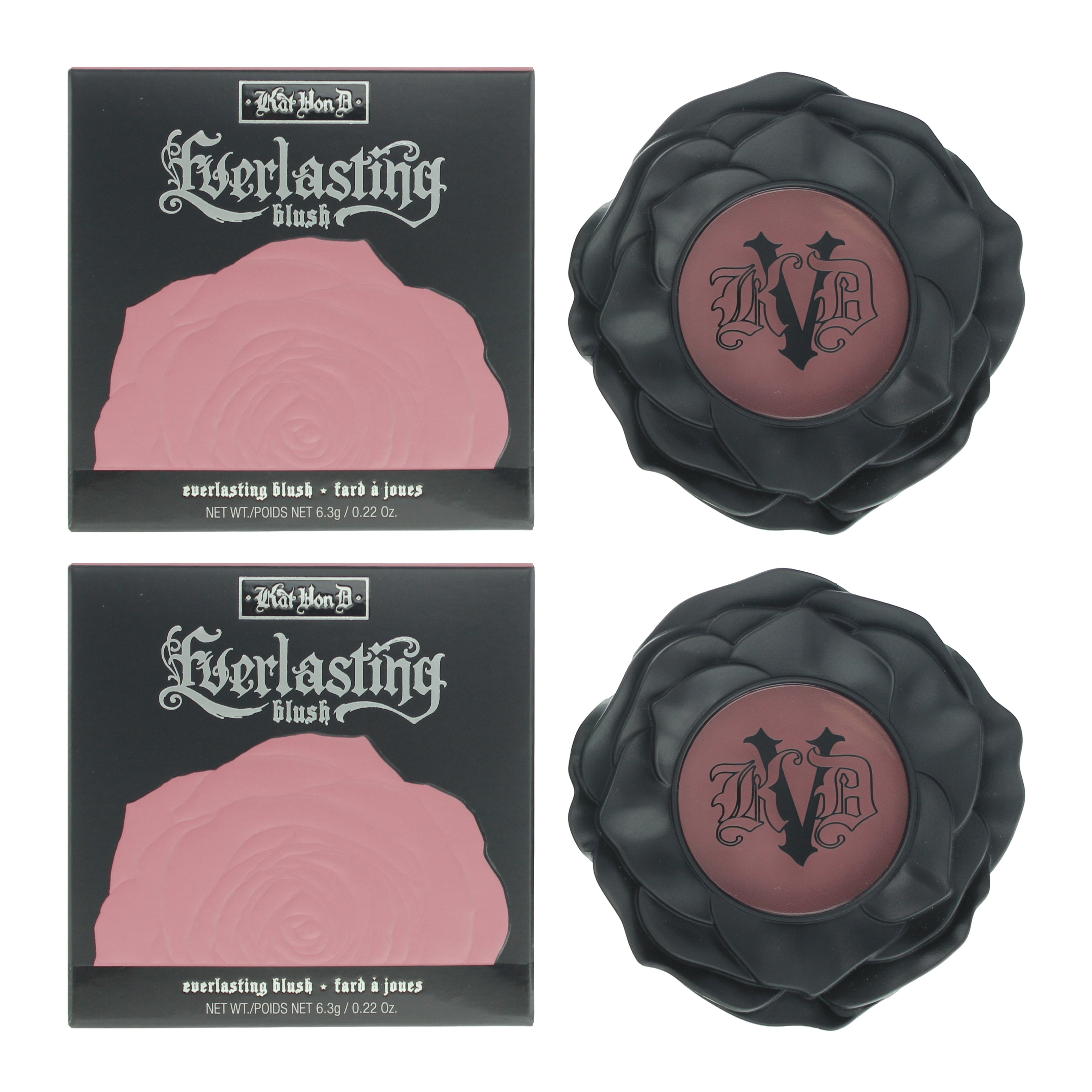 Kat Von D Everlasting Blush 6.2g - Rosebud x 2