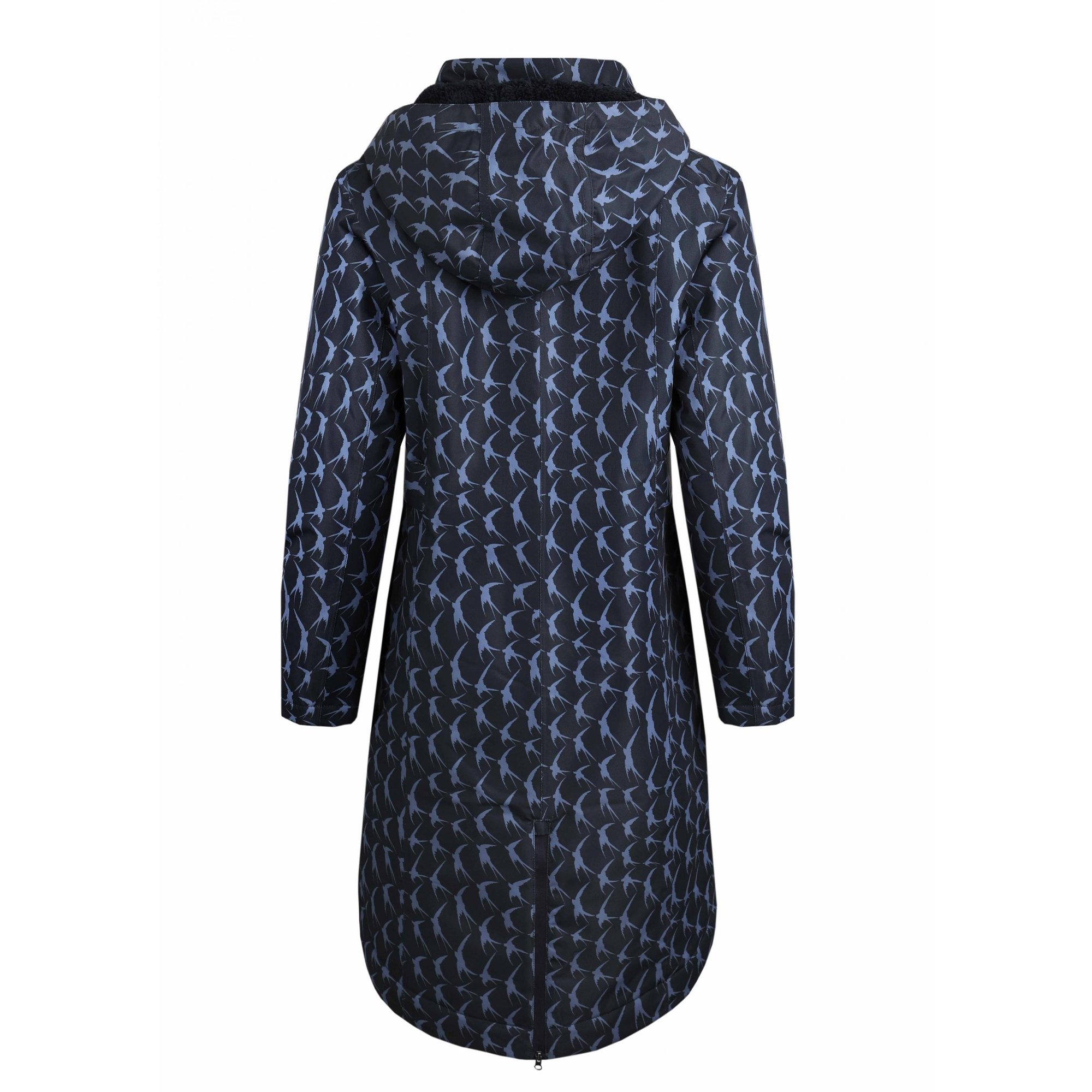 Weird Fish Womens/Ladies Sena Recycled Waterproof Jacket (Dark Navy)