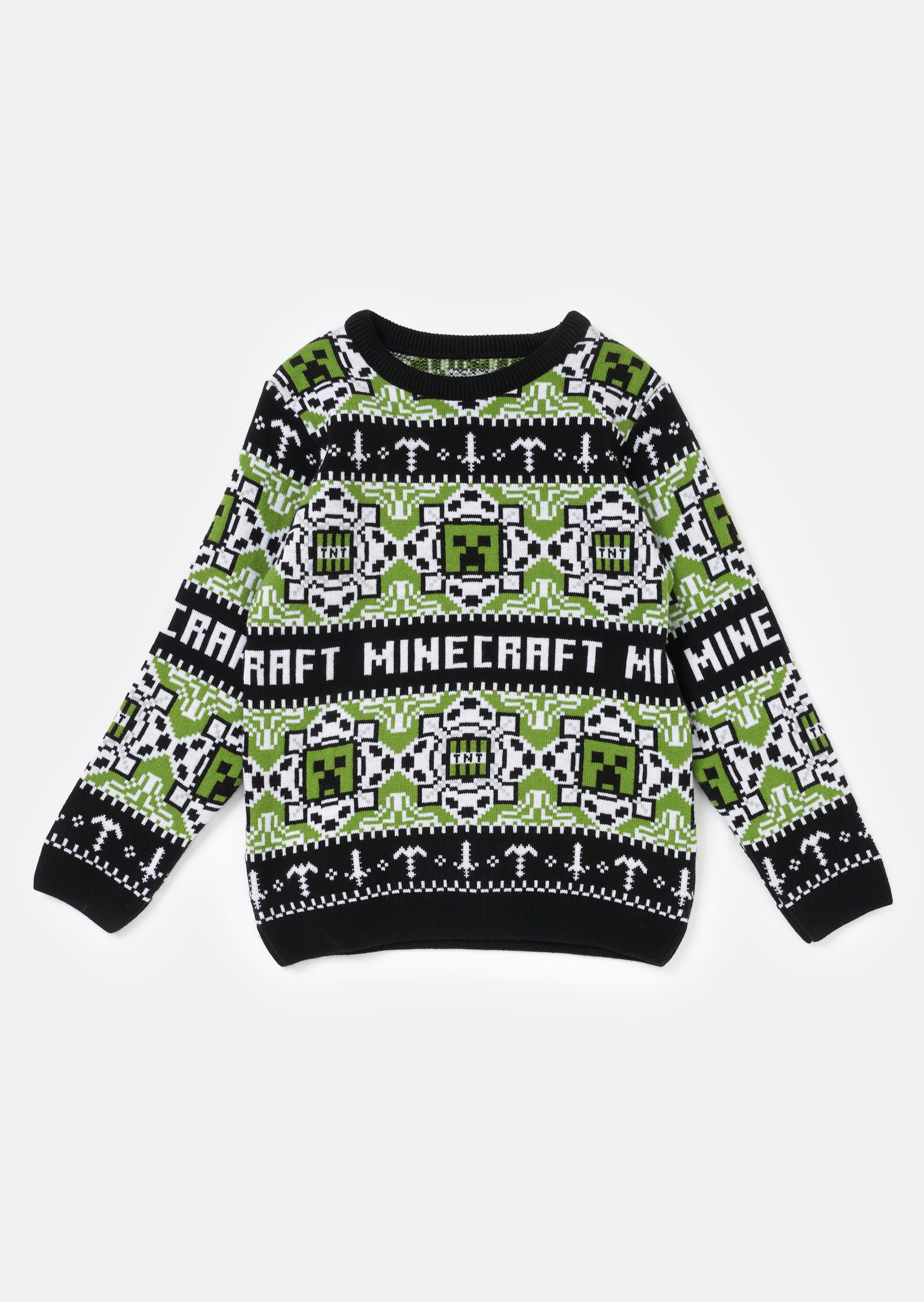 Mikey Minecraft Green Jumper