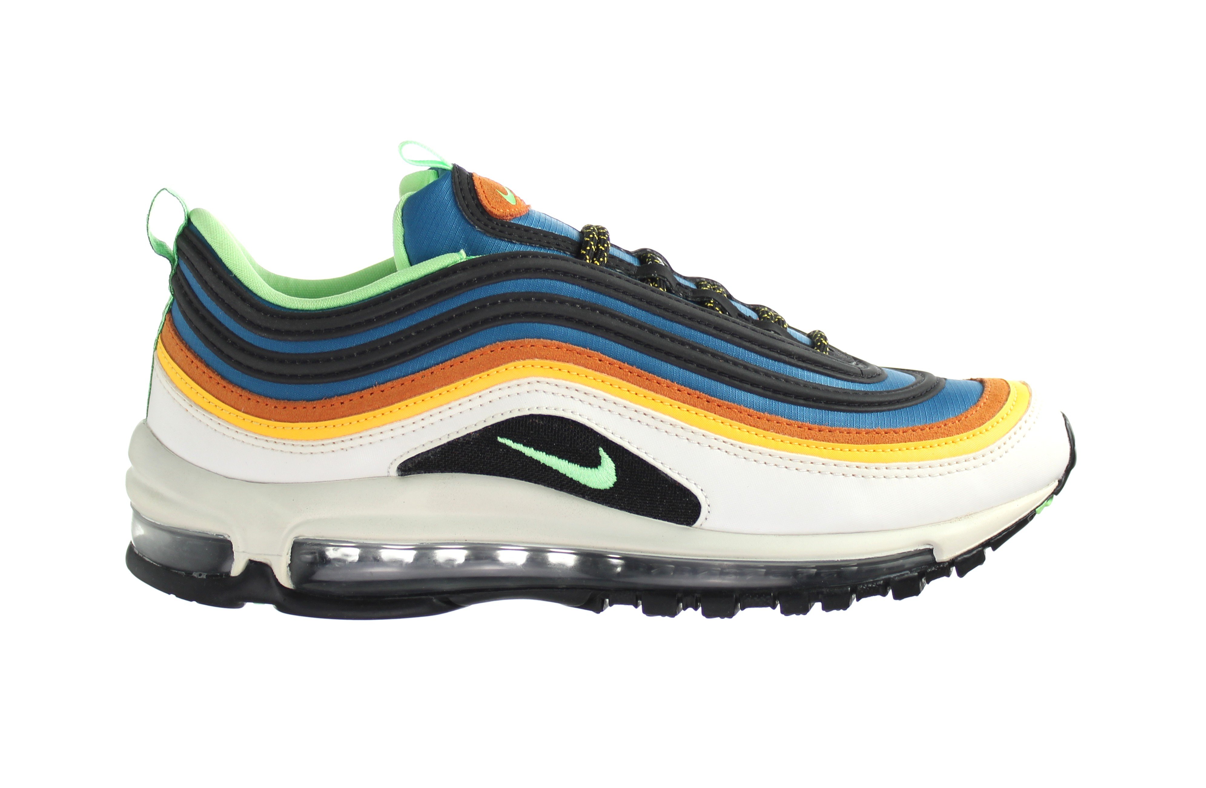 Nike Air Max 97 Lace-Up Multicolor Synthetic Mens Trainers CZ7868 300