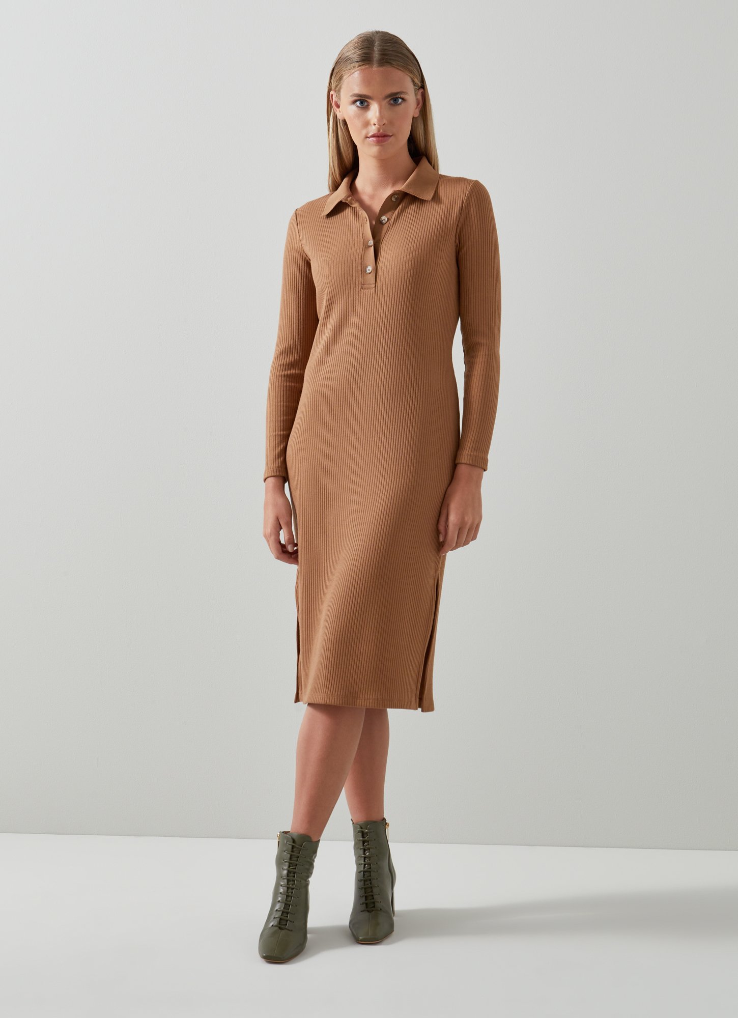 LK Bennett Ruby Dresses, Camel
