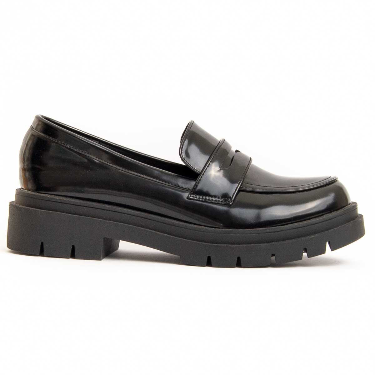 Montevita Platform Moccasin Macca In Black