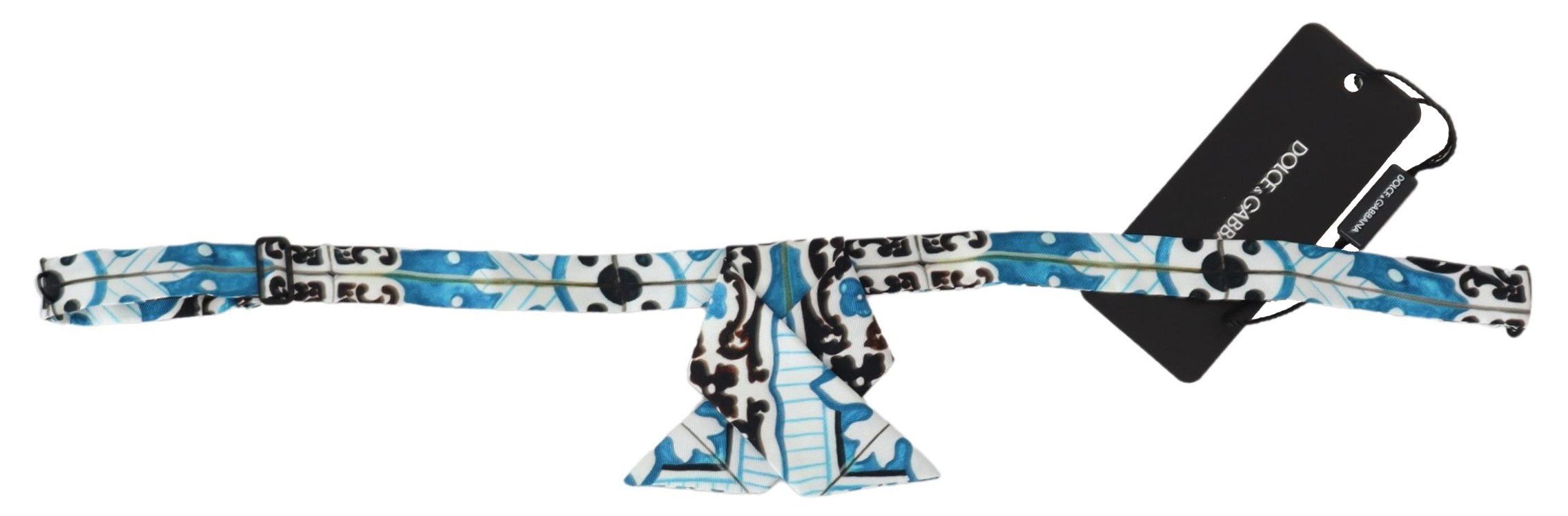 Sicily Print Adjustable Neck Papillon Tie