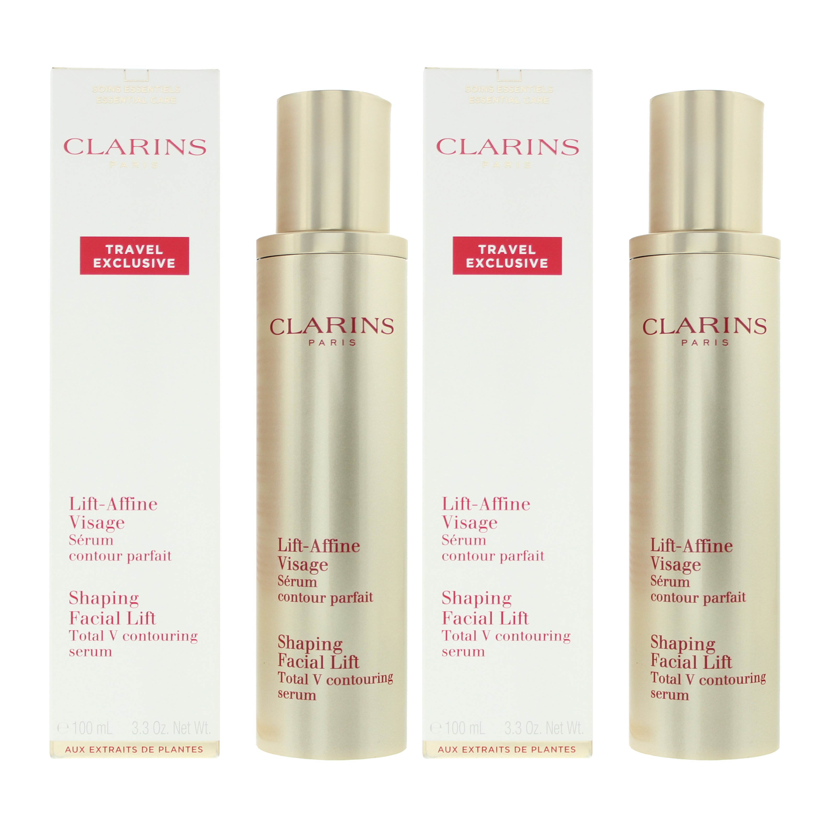 Clarins Shaping Facial Lift V Contouring Serum 100ml x 2