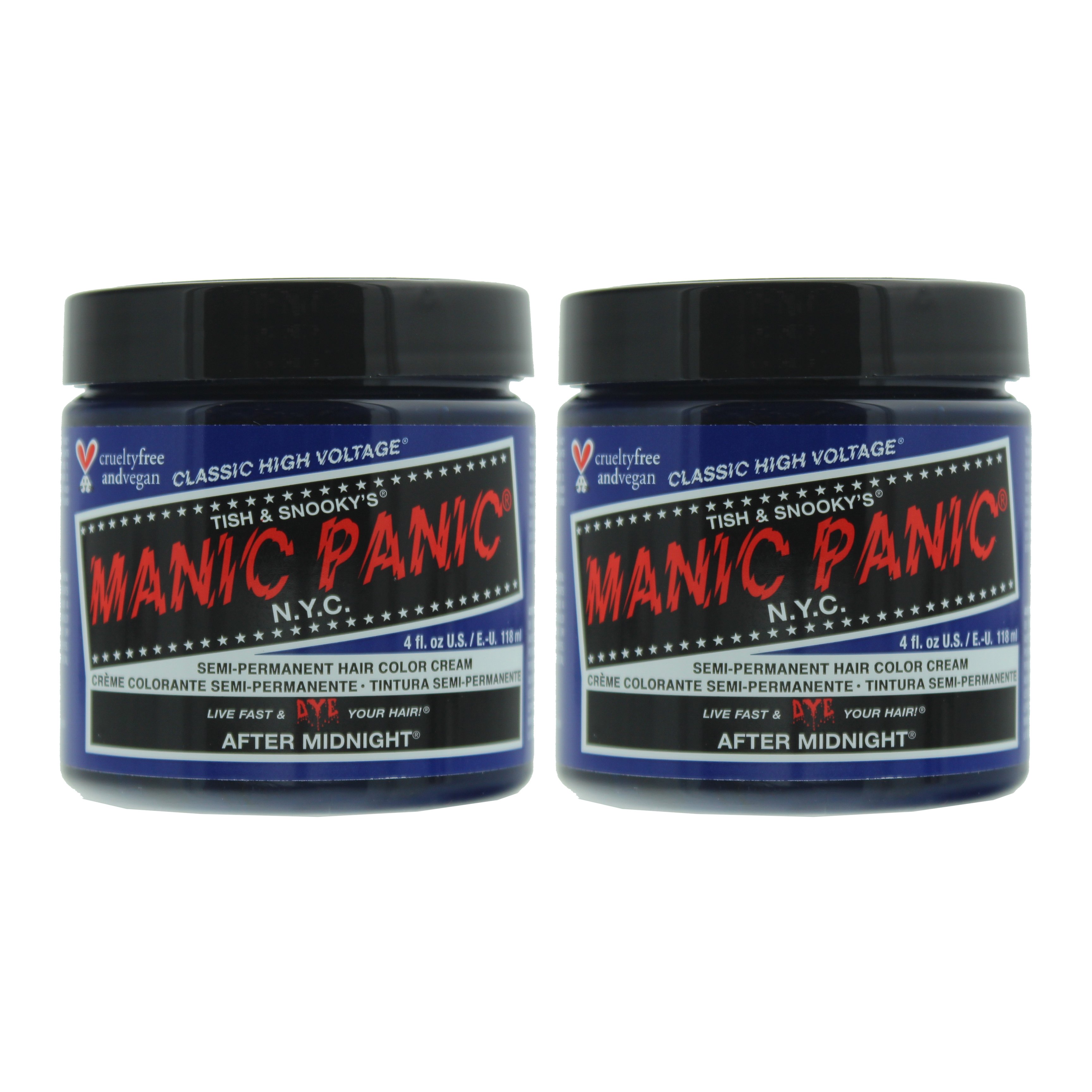 Manic Panic Classic High Voltage After Midnight Semi-Permanent Hair Dye ...