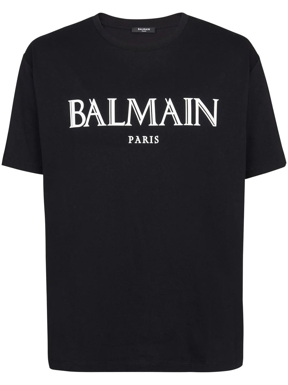 Blaming oversized T-shirt met rubberen Roman Balmain-logo zwart