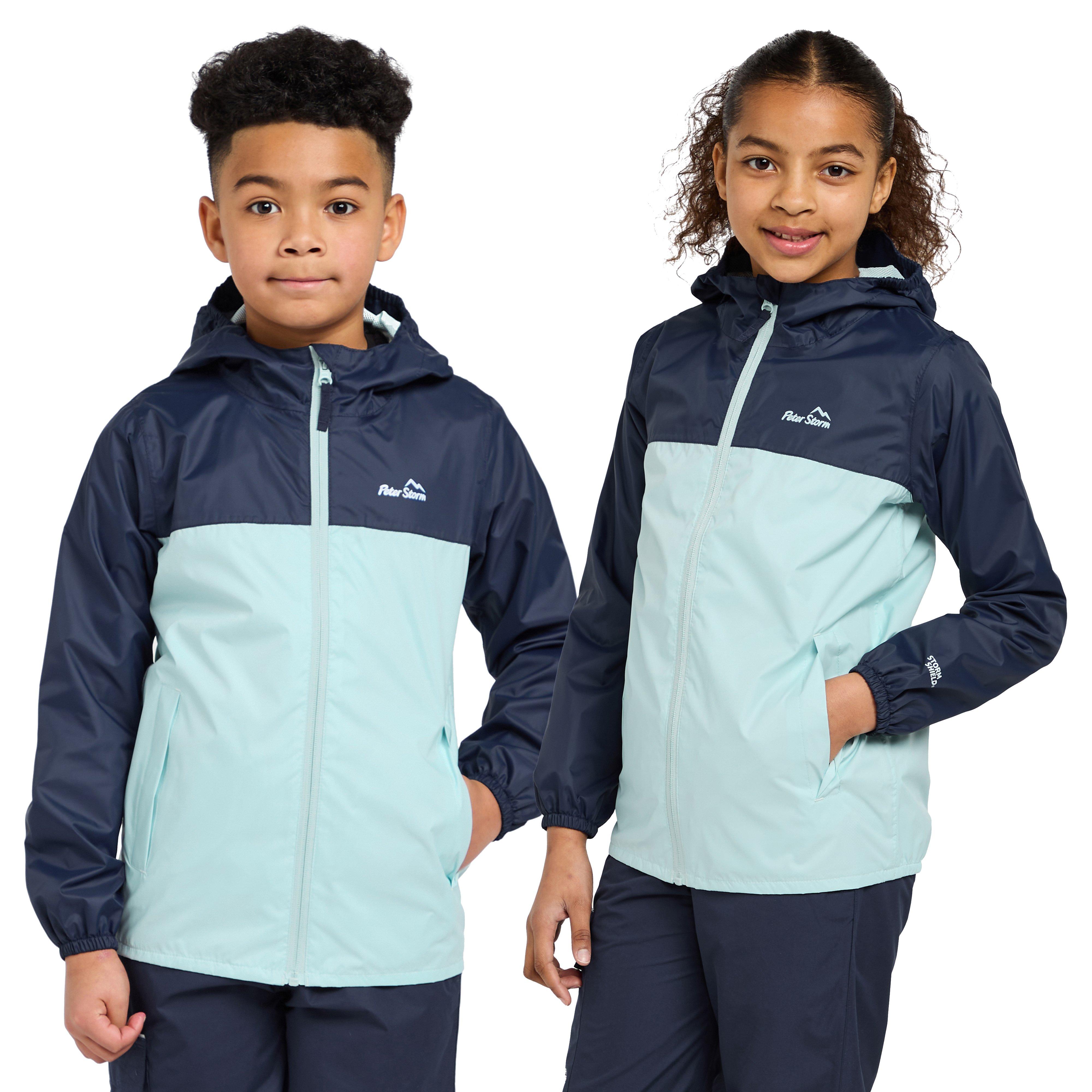 Peter Storm Kids' Cyclone Lightweight Waterproof Jacket with Hood ...