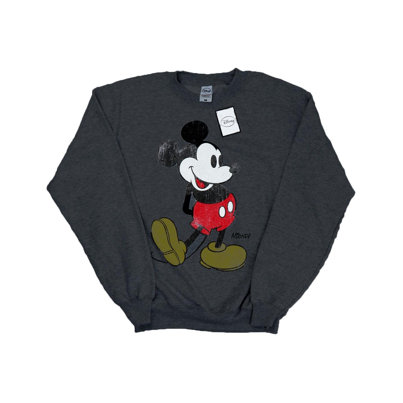 Disney Heren Mickey Mouse Classic Kick Sweatshirt (Donkere Heide)