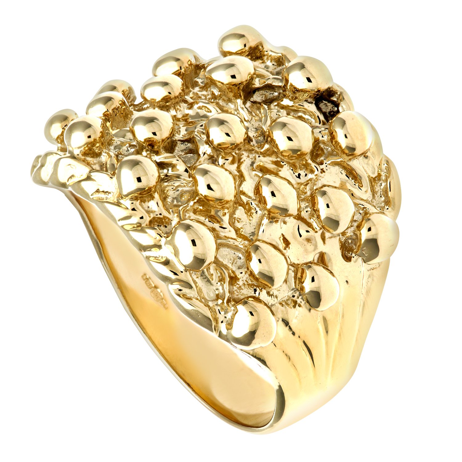 9ct Yellow Gold Men's Keeper Ring