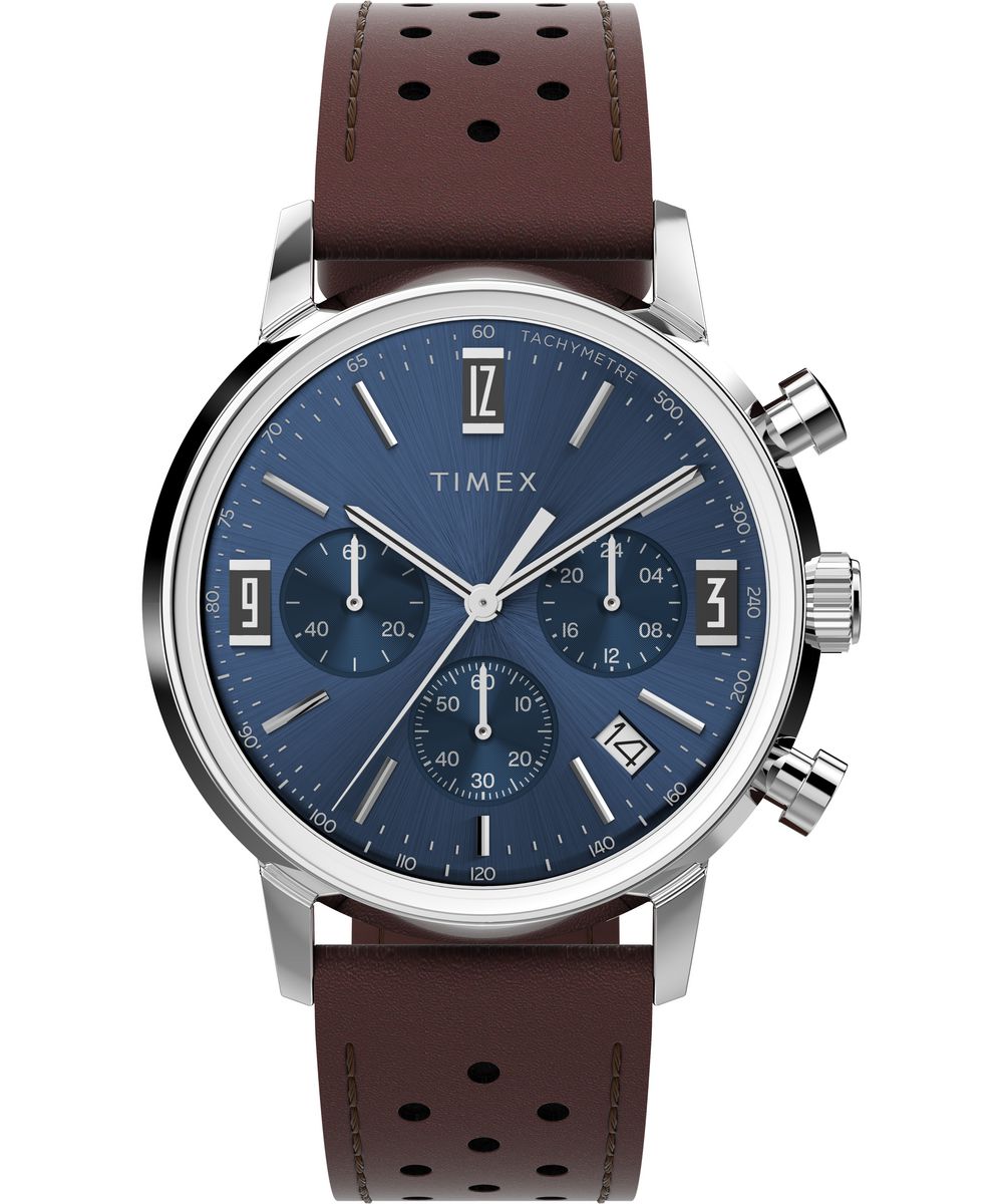 Timex Marlin Chrono Herrenbraun Uhr TW2W10200