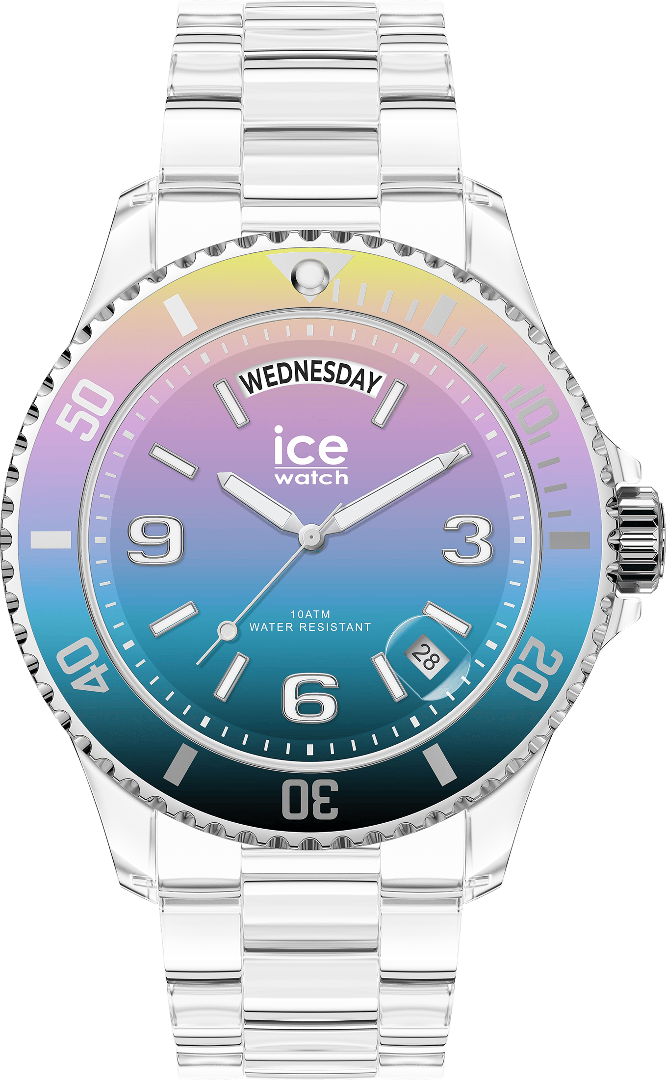 Ice Watch Ice Clear Sunset - Digitalism Unisex's Transparent Watch 021434