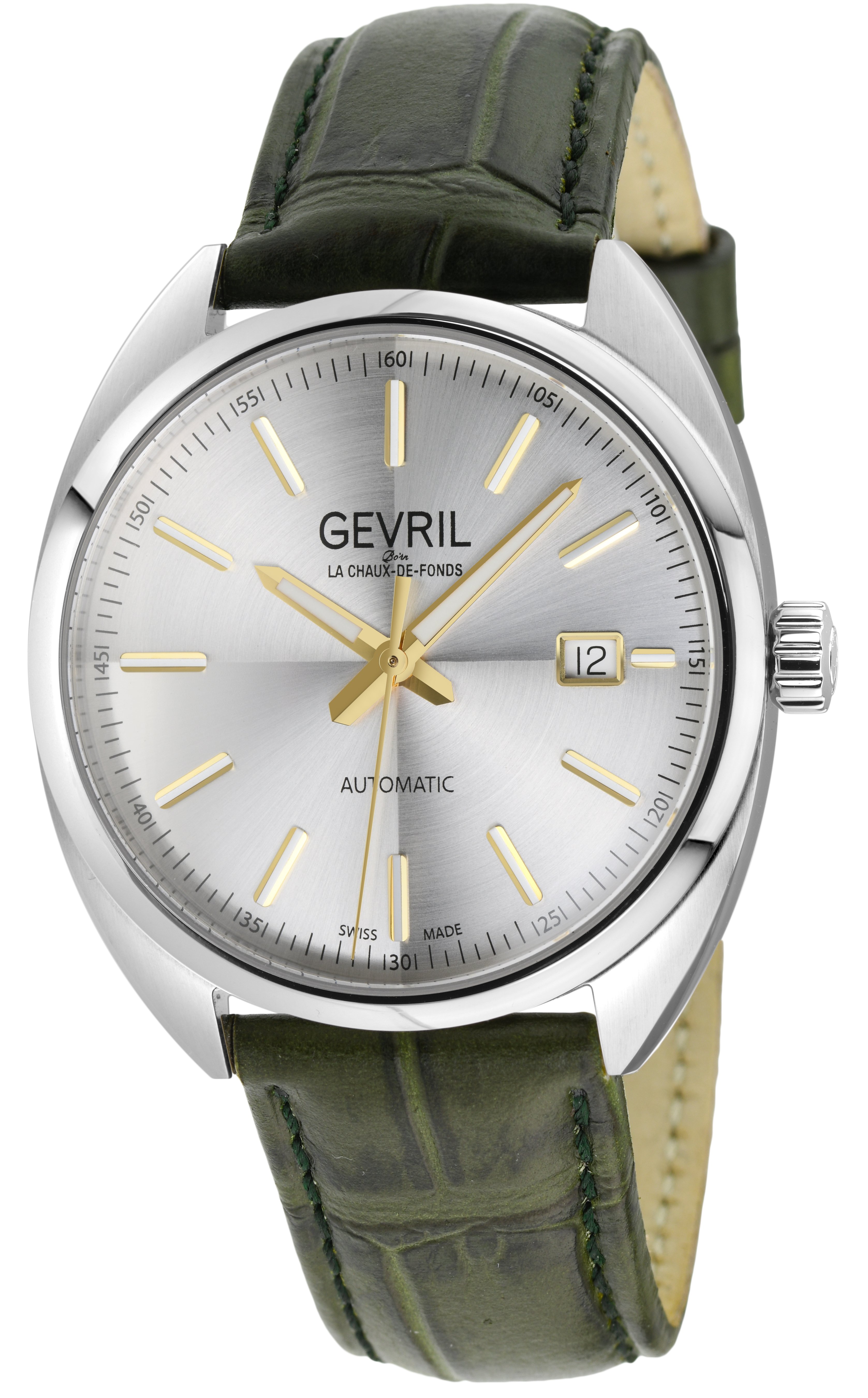 Gevril Five Points 48702A Swiss Automatic Sellita SW200 Watch