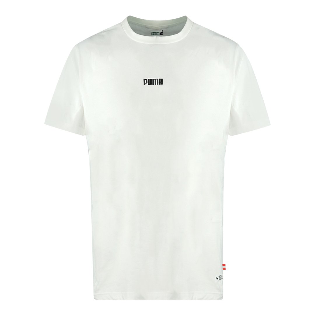 Puma 91074 Logo White T-Shirt