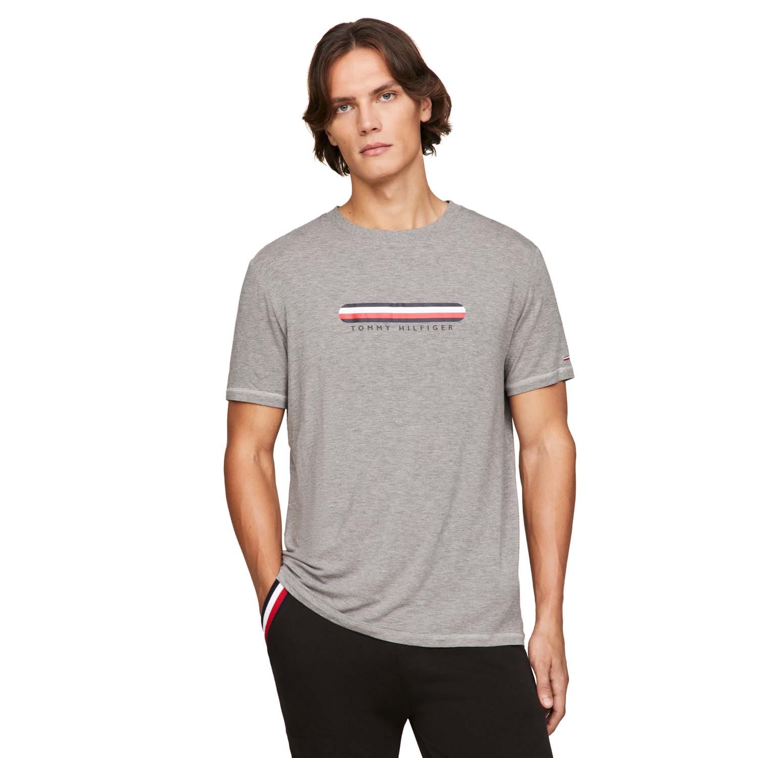Men's Tommy Hilfiger SeaCell Logo T-Shirt in Grey