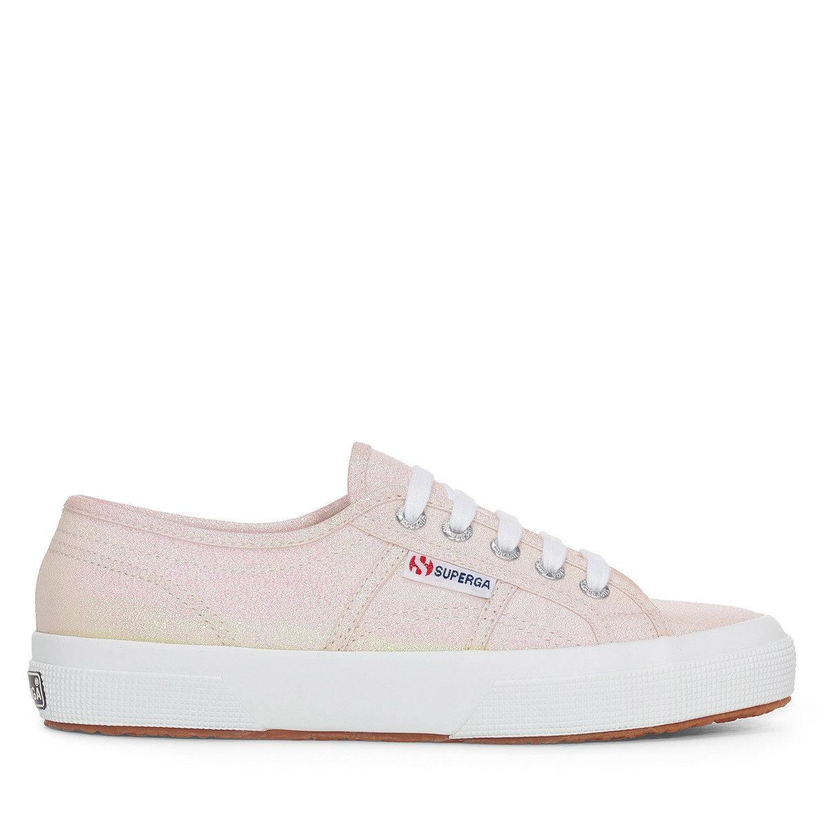 Superga Womens/Ladies 2750 Lamew Metallic Trainers (Light Beige/Iridescent)