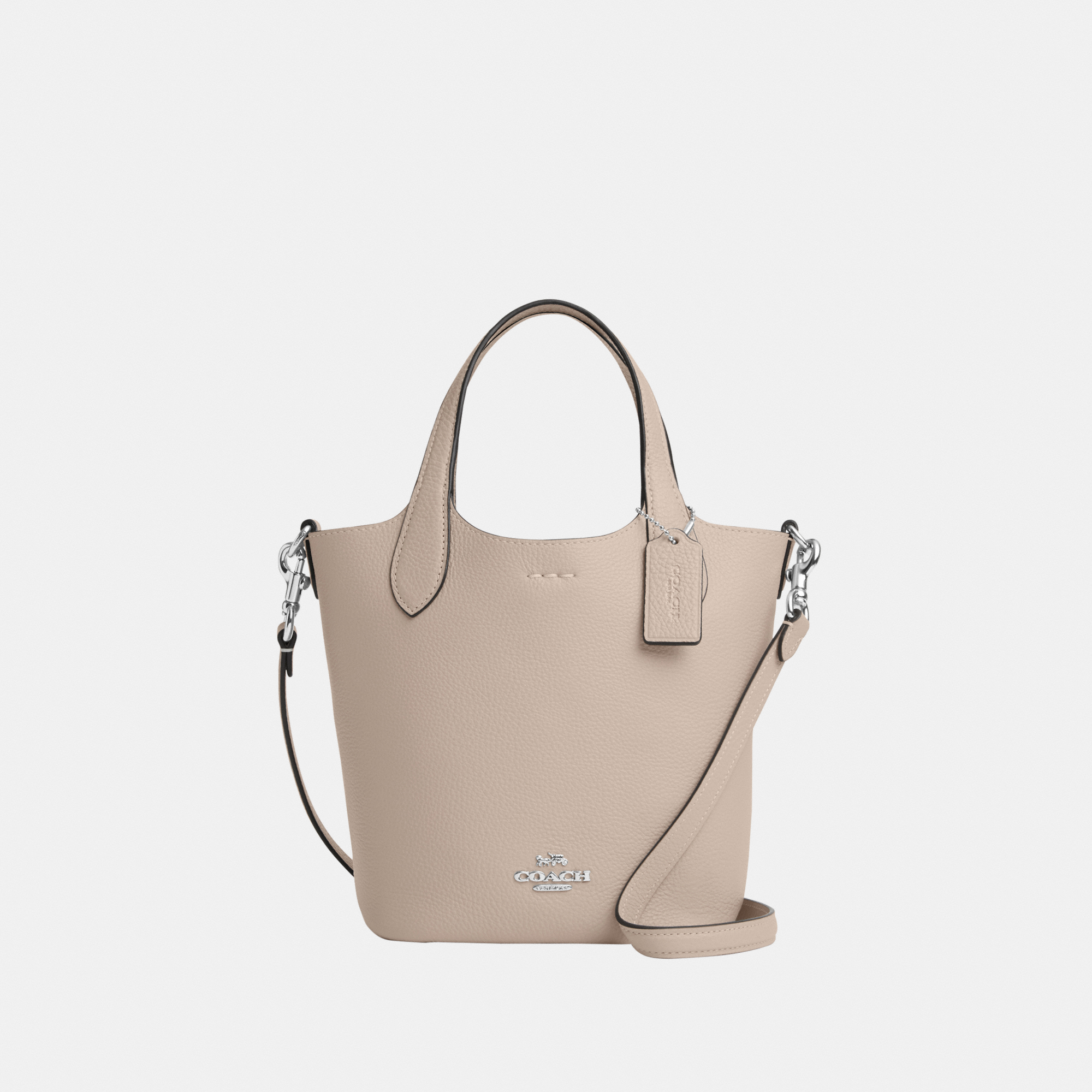 Hanna Bucket Bag in Double Face Leather