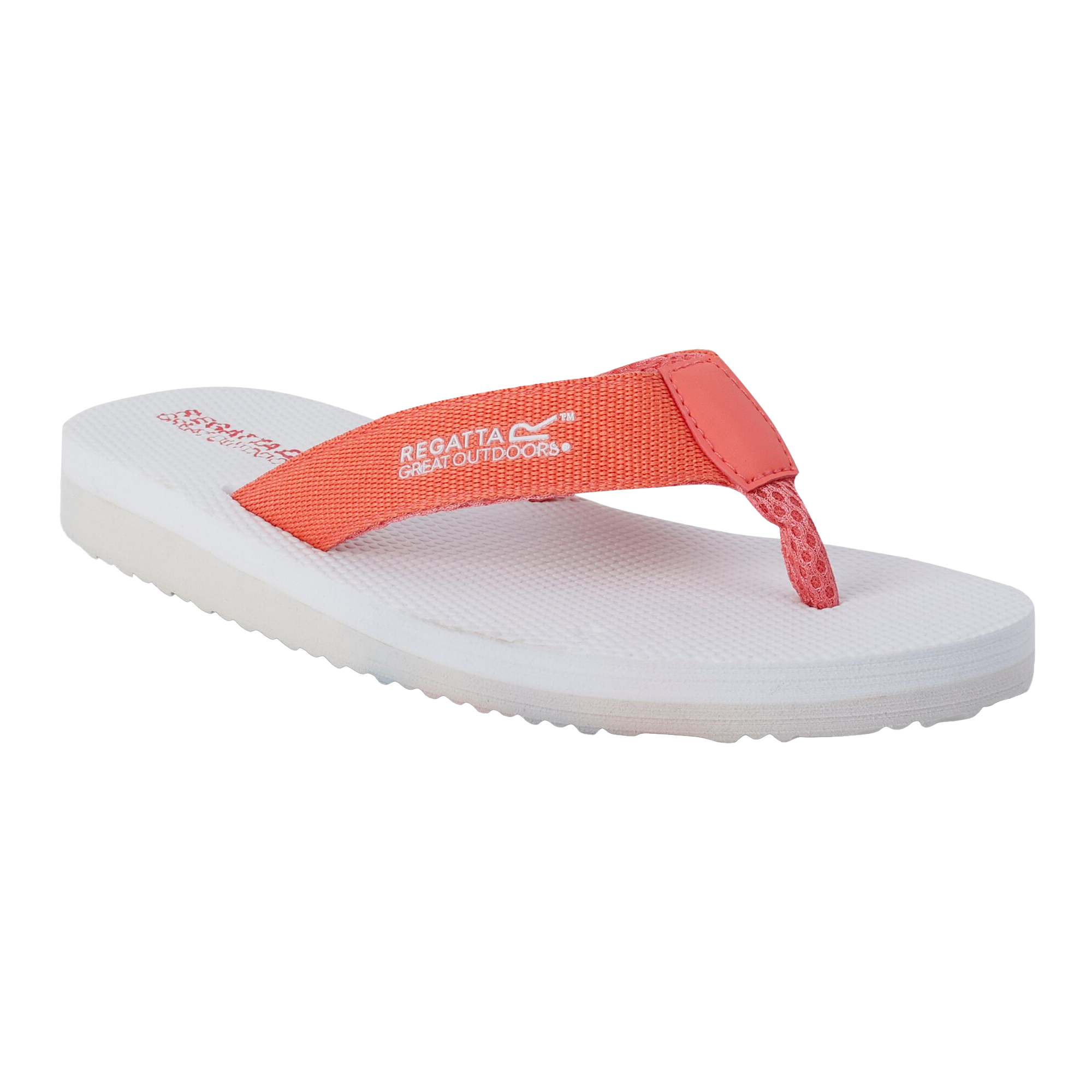 Regatta Dames/dames Catarina teenslippers (Wit/Schelp Roze)
