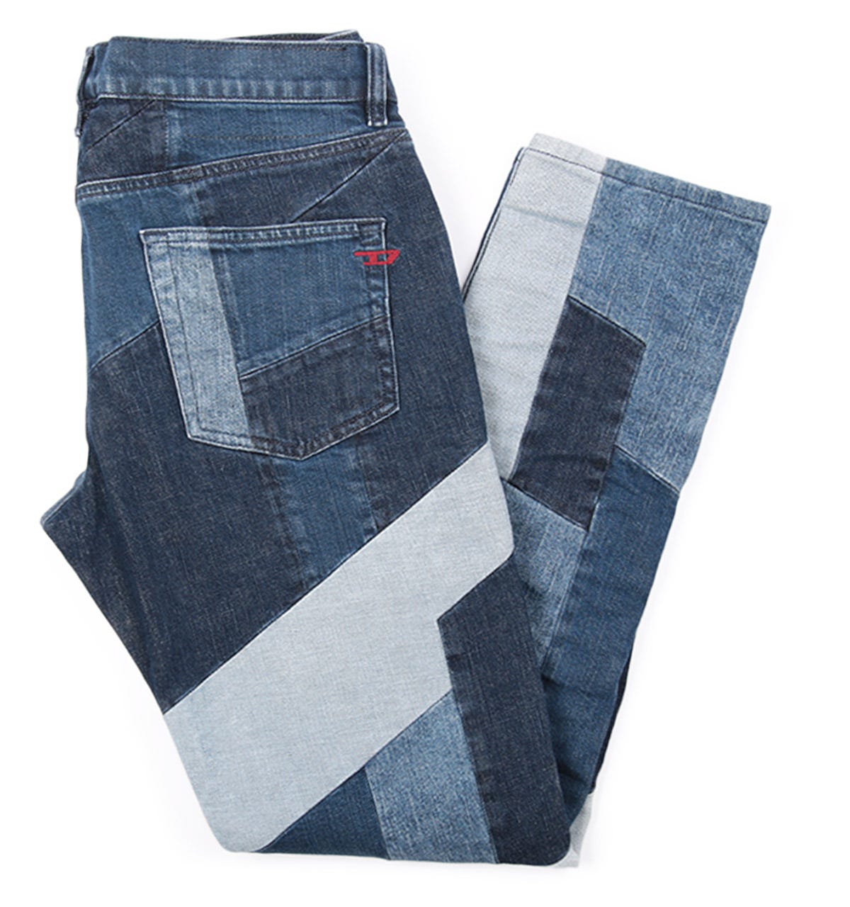 Men's Diesel DStrukt Sustainable Slim Fit Jeans in Blue