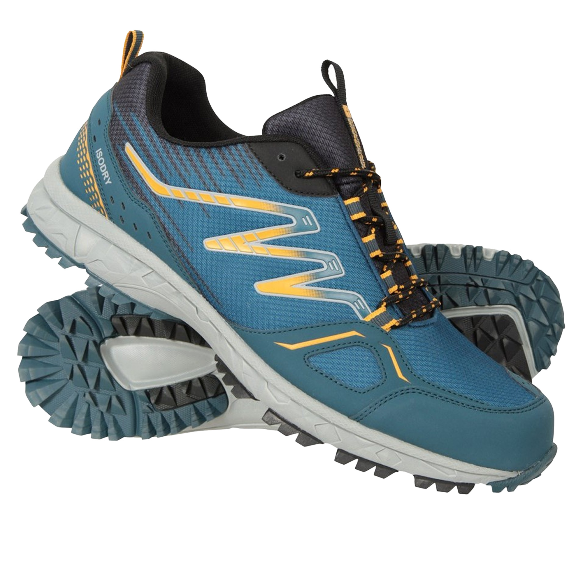 Mountain Warehouse Mens Enhance Trail Waterproof Running Trainers (Mustard)
