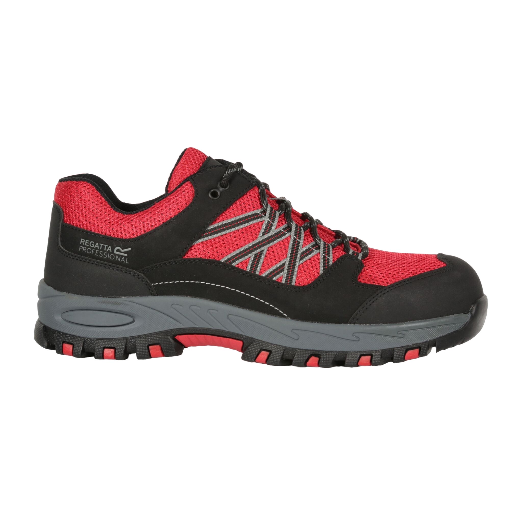 Regatta Mens Sandstone Safety Trainers (Red/Black)