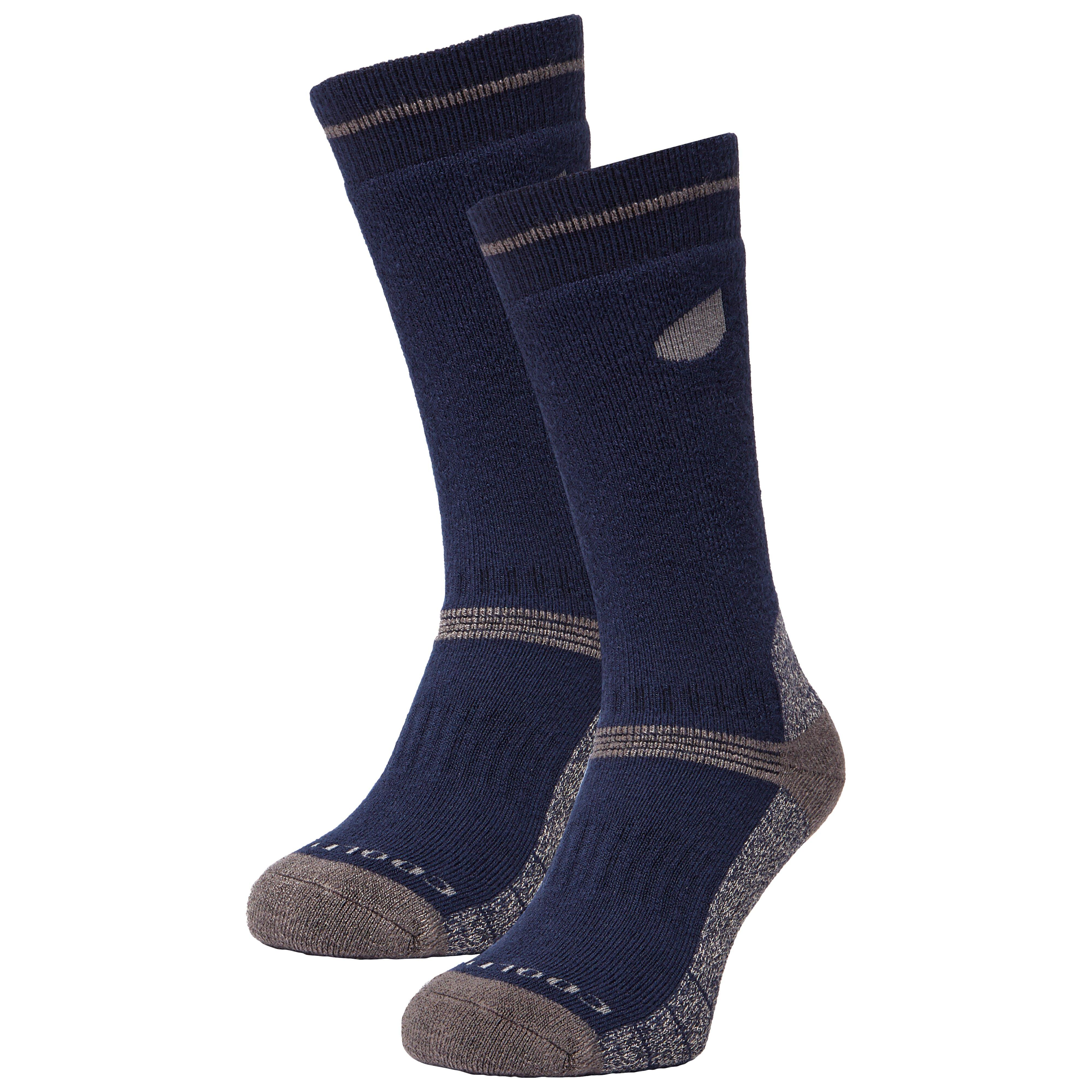Peter Storm Men's Midweight Outdoor Socks - 2 Pair Pack