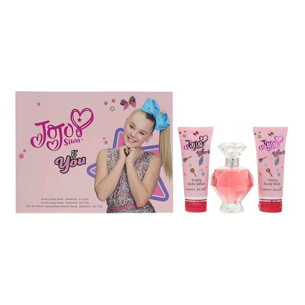 JoJo Siwa Be You Eau de Parfum 3 Pieces Gift Set : Eau de Parfum 100ml ...