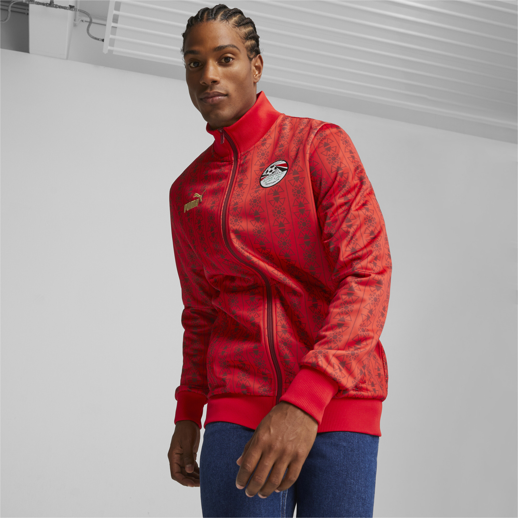 PUMA Mens Egypt FtblCulture Track Jacket