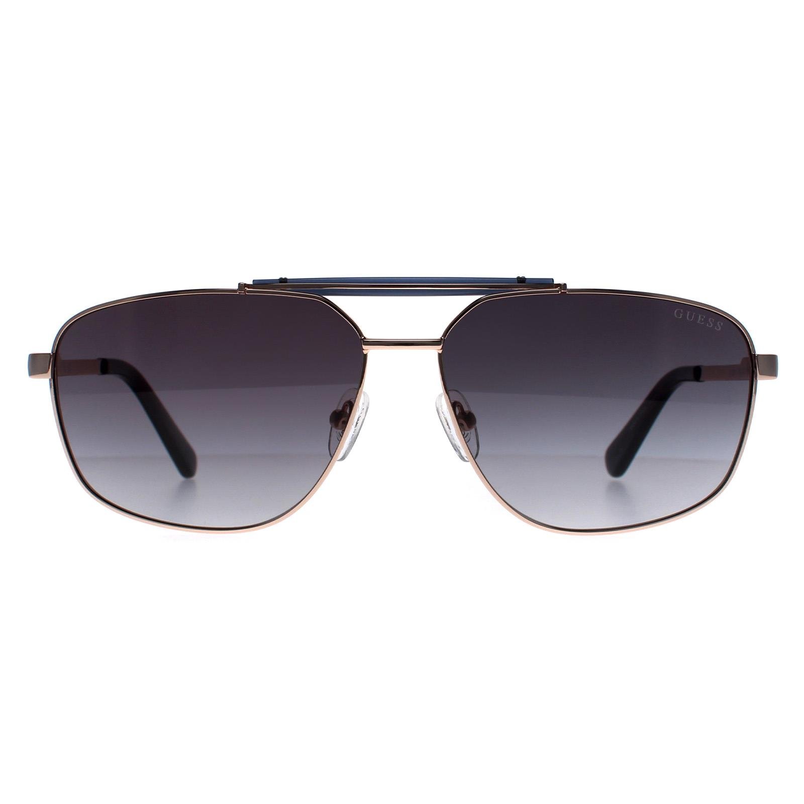 Guess Aviator Mens Gold Smoke Gradient GU00054