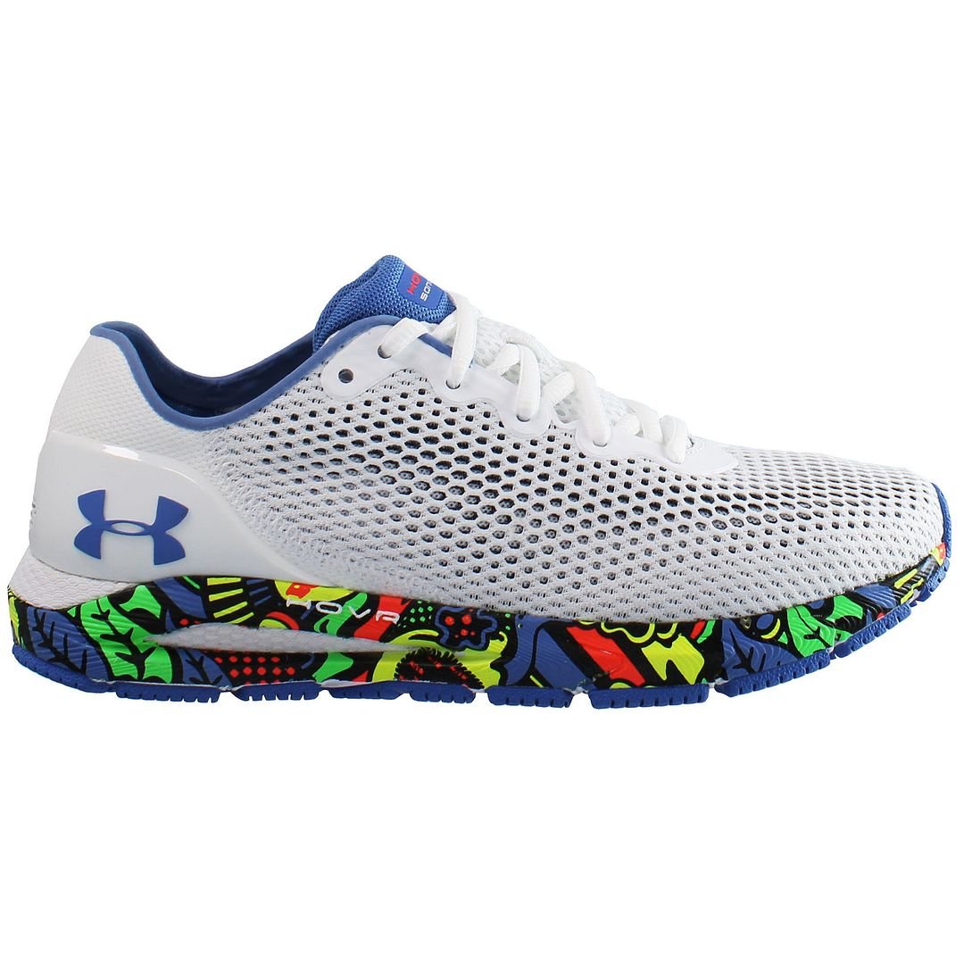 Under Armour HOVR Sonic 4 Run Raar Wit Dames Hardlooptrainers