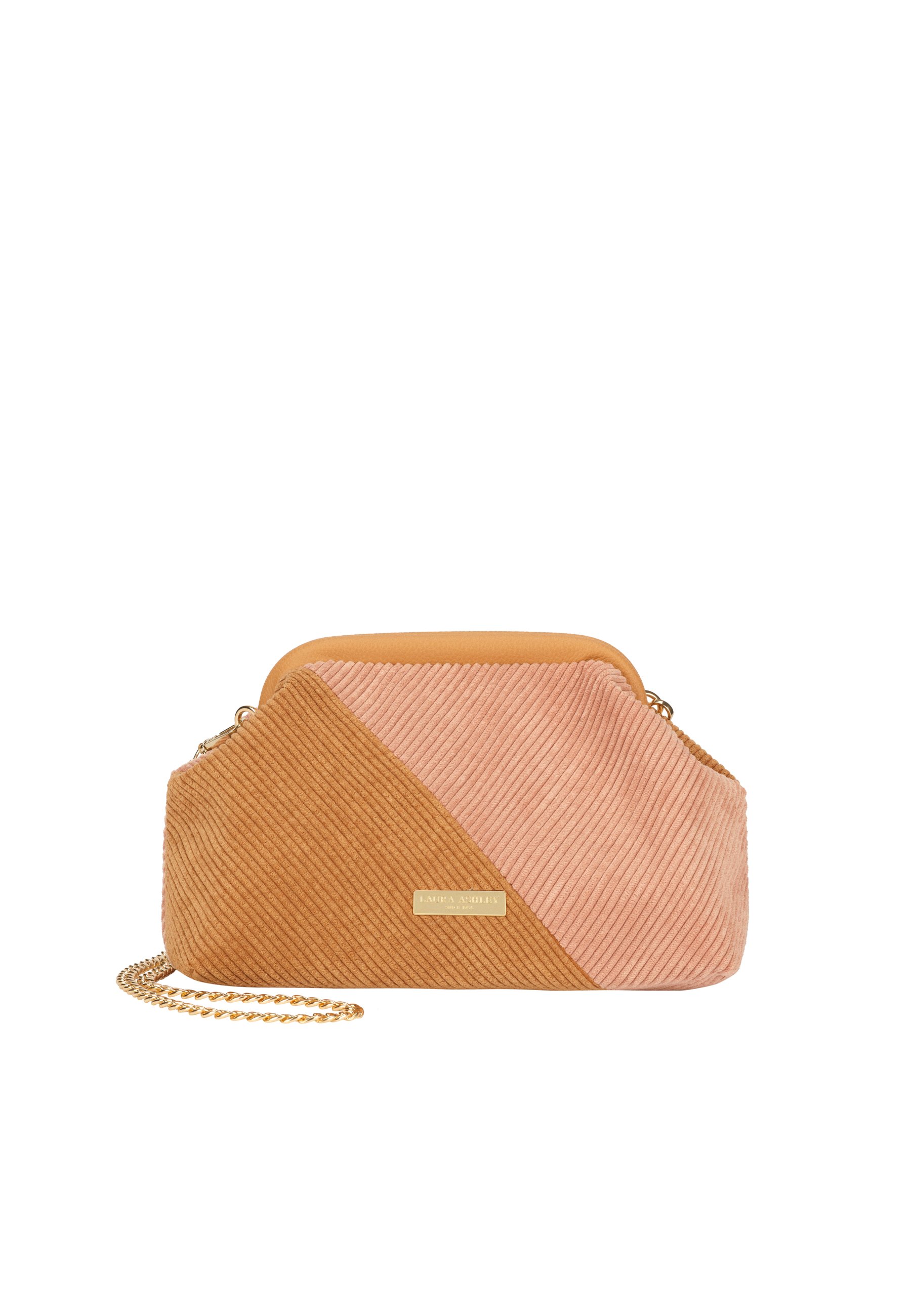 Laura Ashley Tan-Pink CrossBody Bag