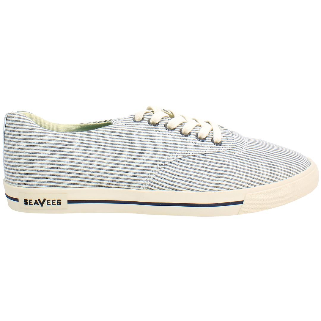Seavees Hermosa Seersucker Herrskor Blå Plimsolls