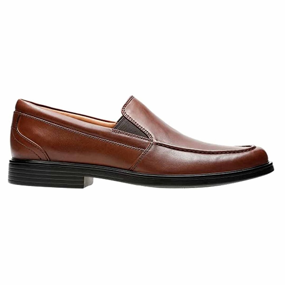 Clarks Un Aldric Mens Brown Shoes
