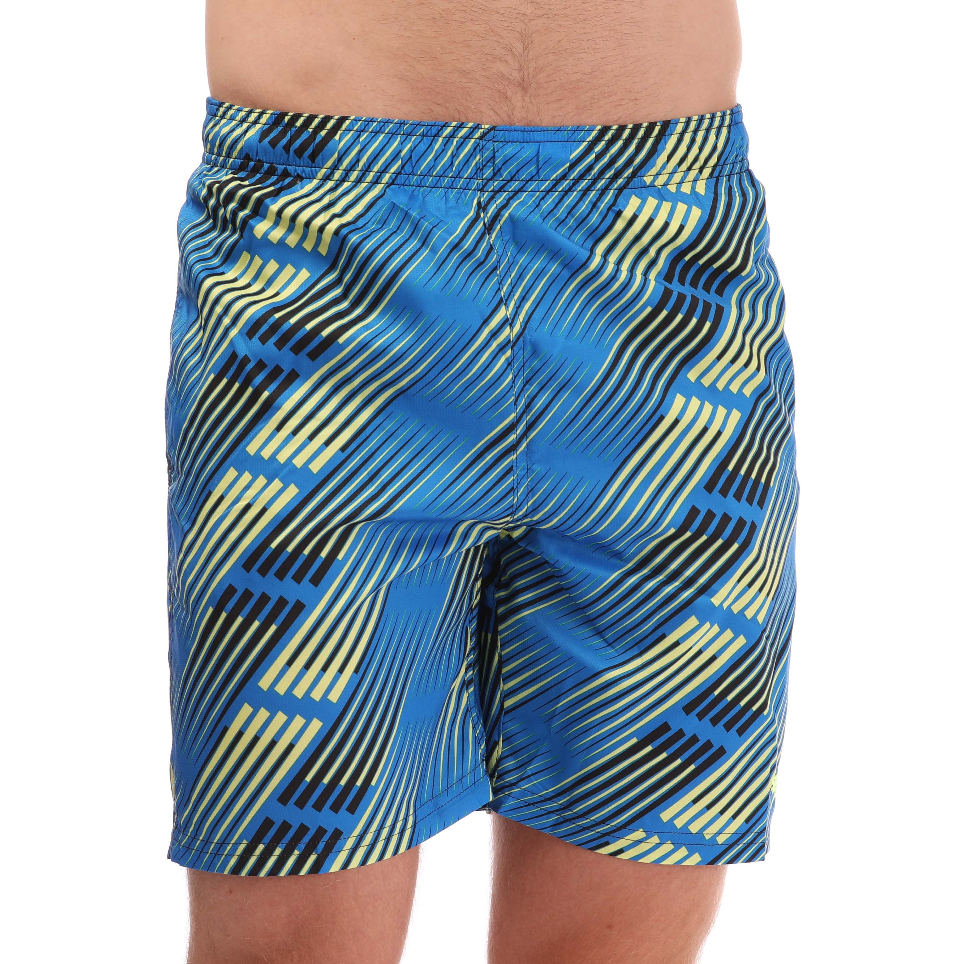 Speedo short met all-over print voor heren, blauw