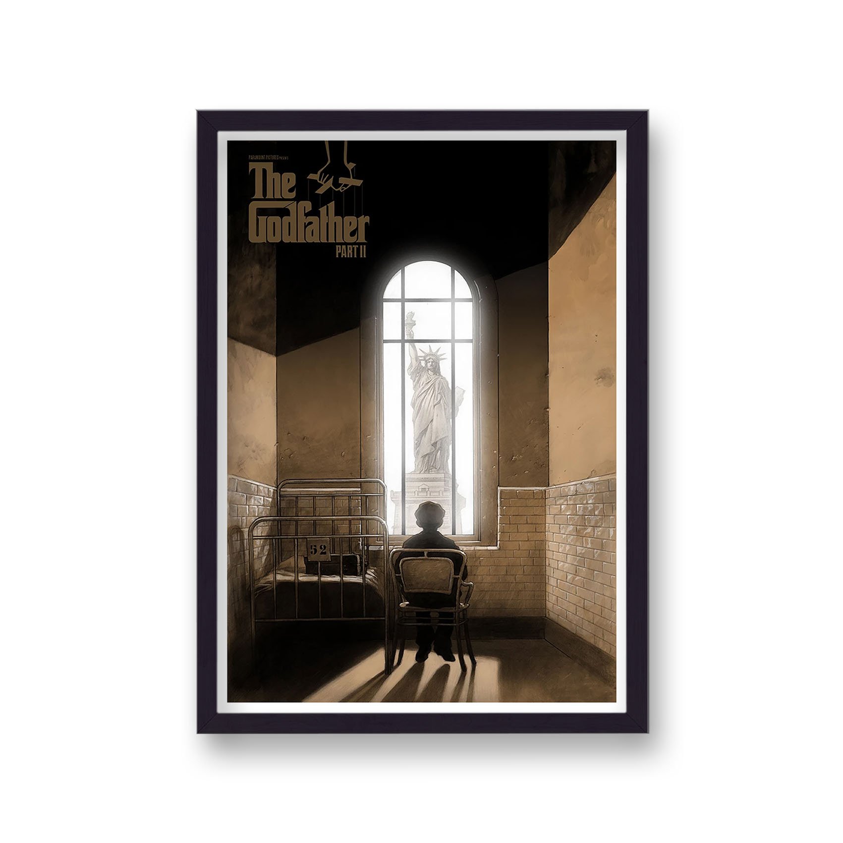 The Godfather II Liberty Through Window Reworked Movie Poster