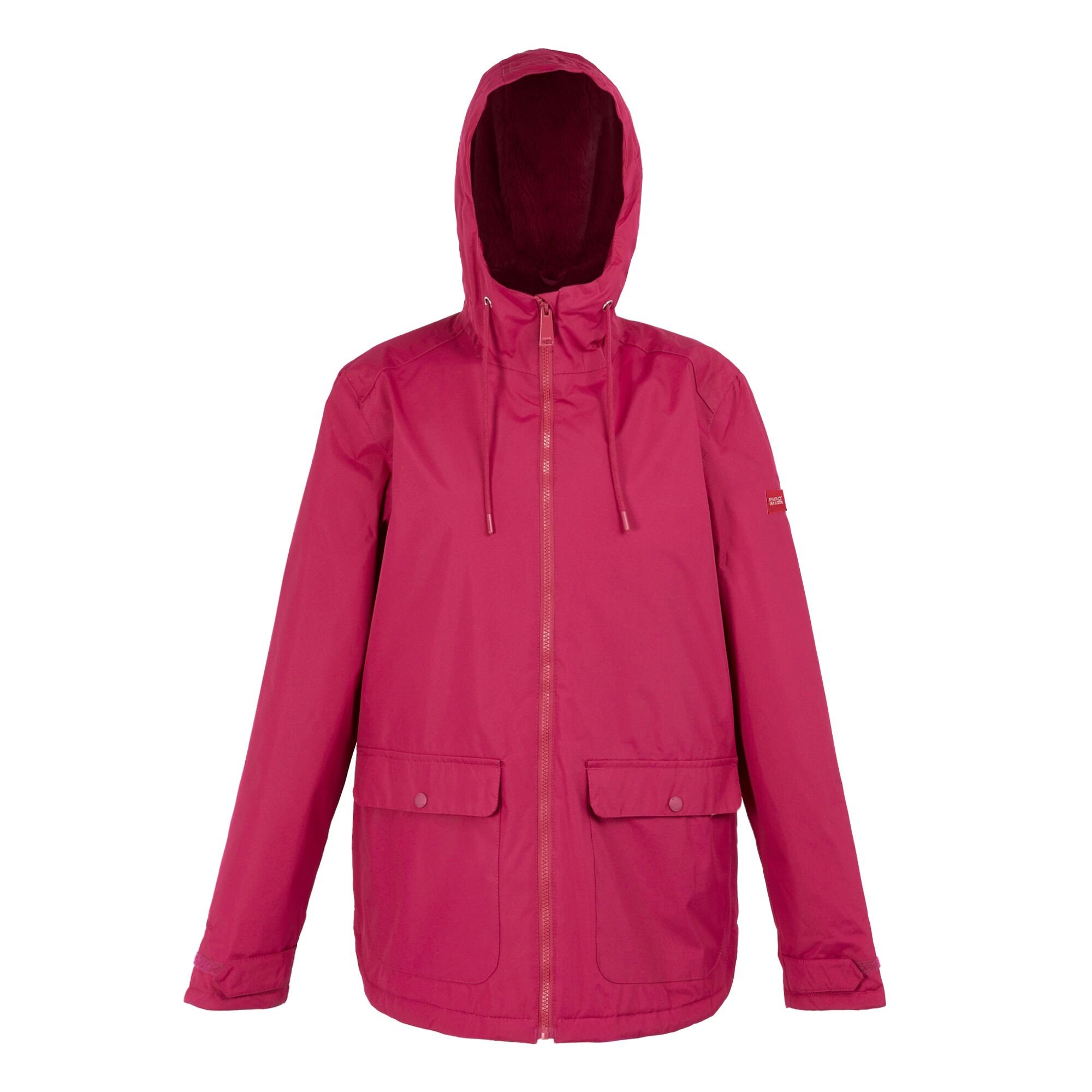 Regatta Womens/Ladies Broadia Waterproof Jacket (Deep Pink)