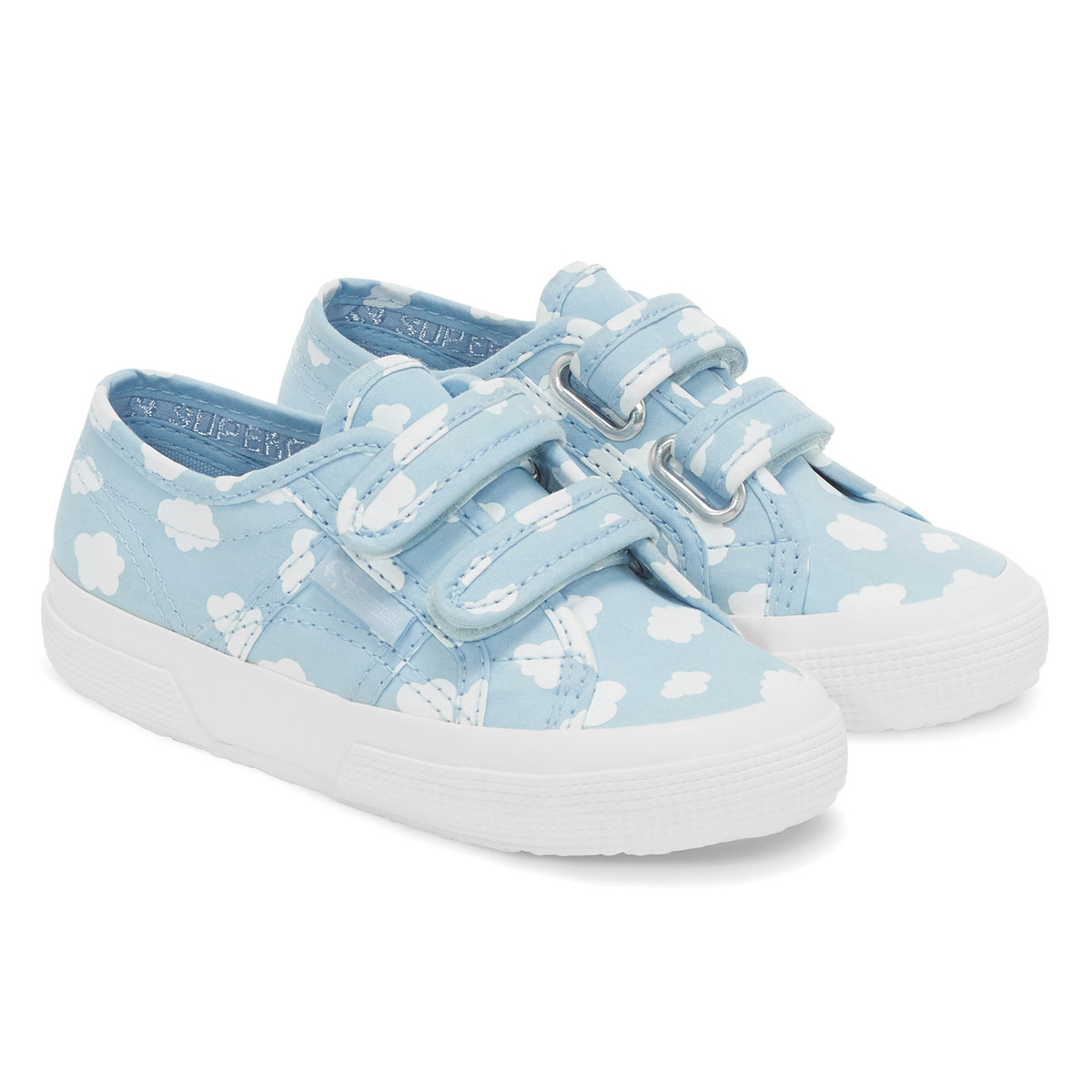 Superga Childrens/Kids 2750 Clouds Trainers (Light Blue/White)