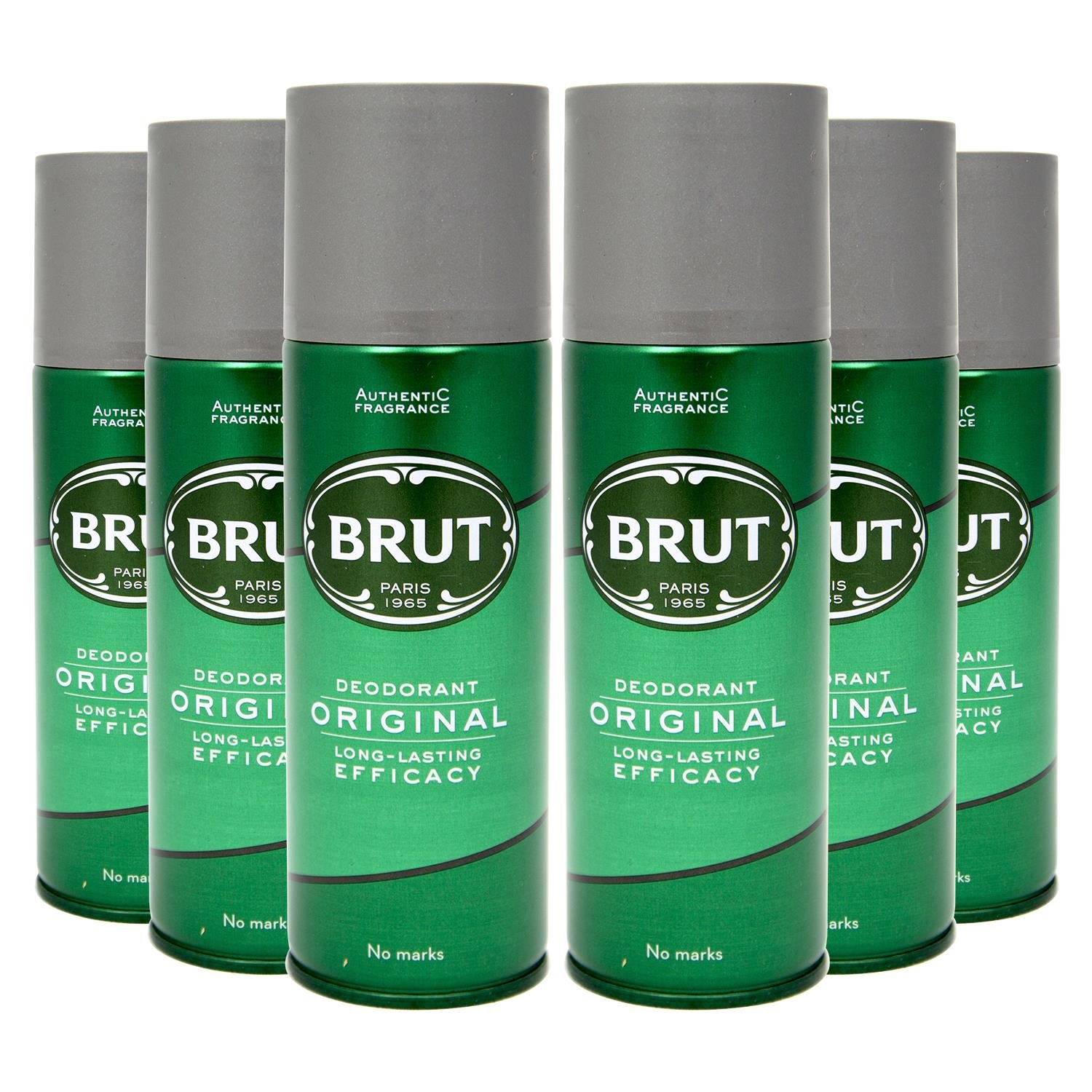Brut Original Men's Deodorant Body Spray with Distinctive Fragrance ...