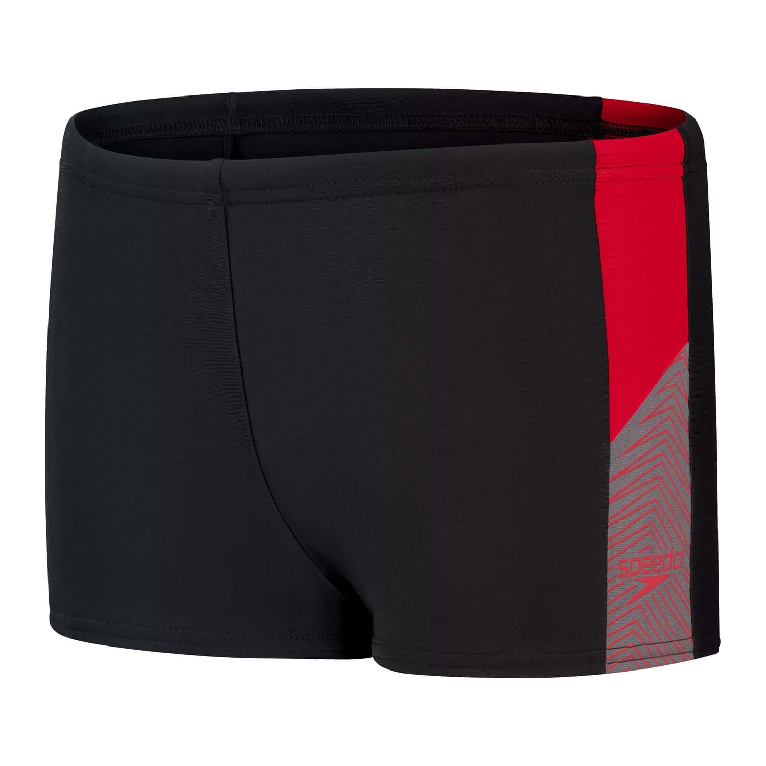 Boy's Speedo Dive Aquashorts in Black Red