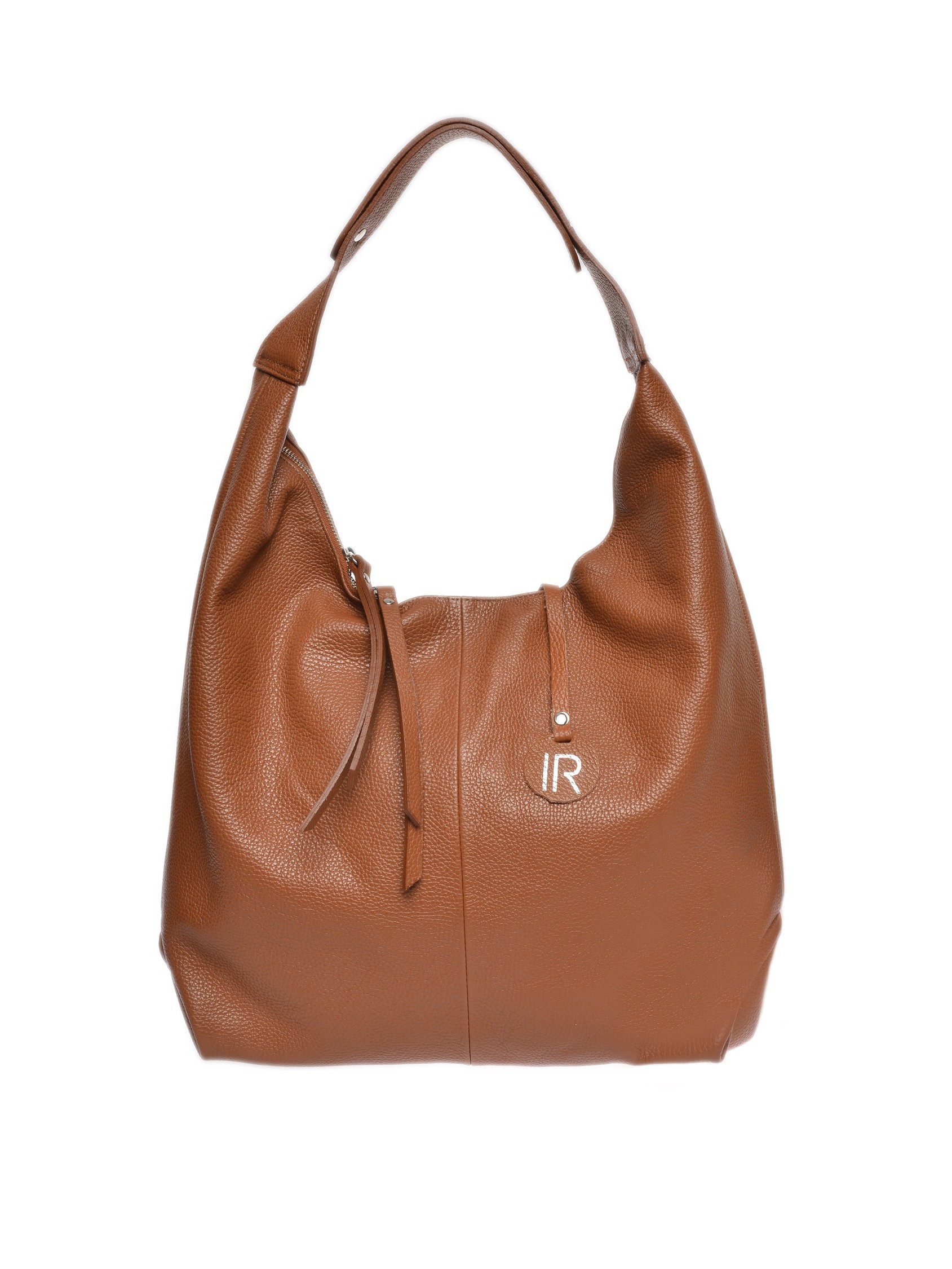 Isabella Rhea Braun Rindsledertasche
