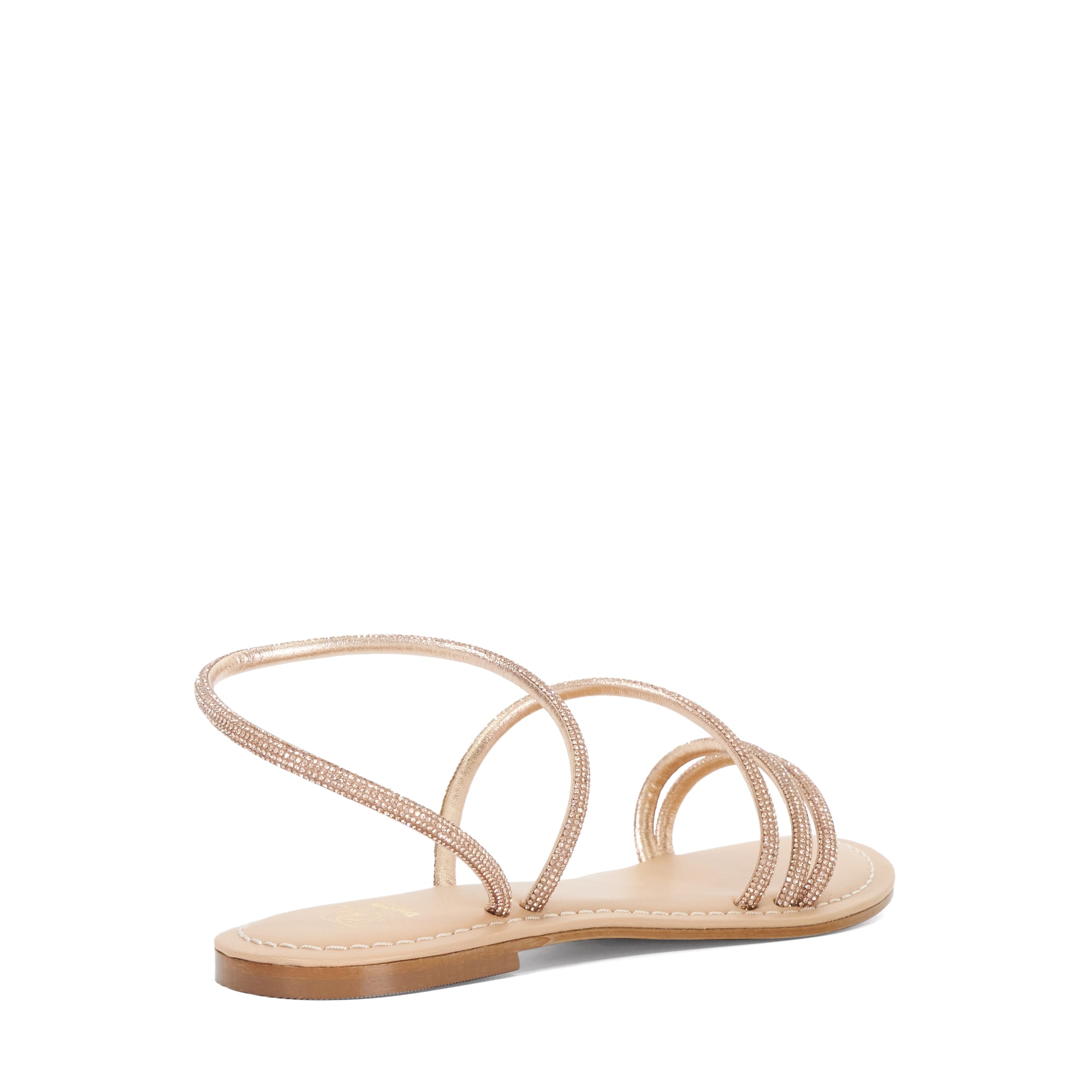 Dune Ladies Lessia - Diamante Embellished Flat Sandals