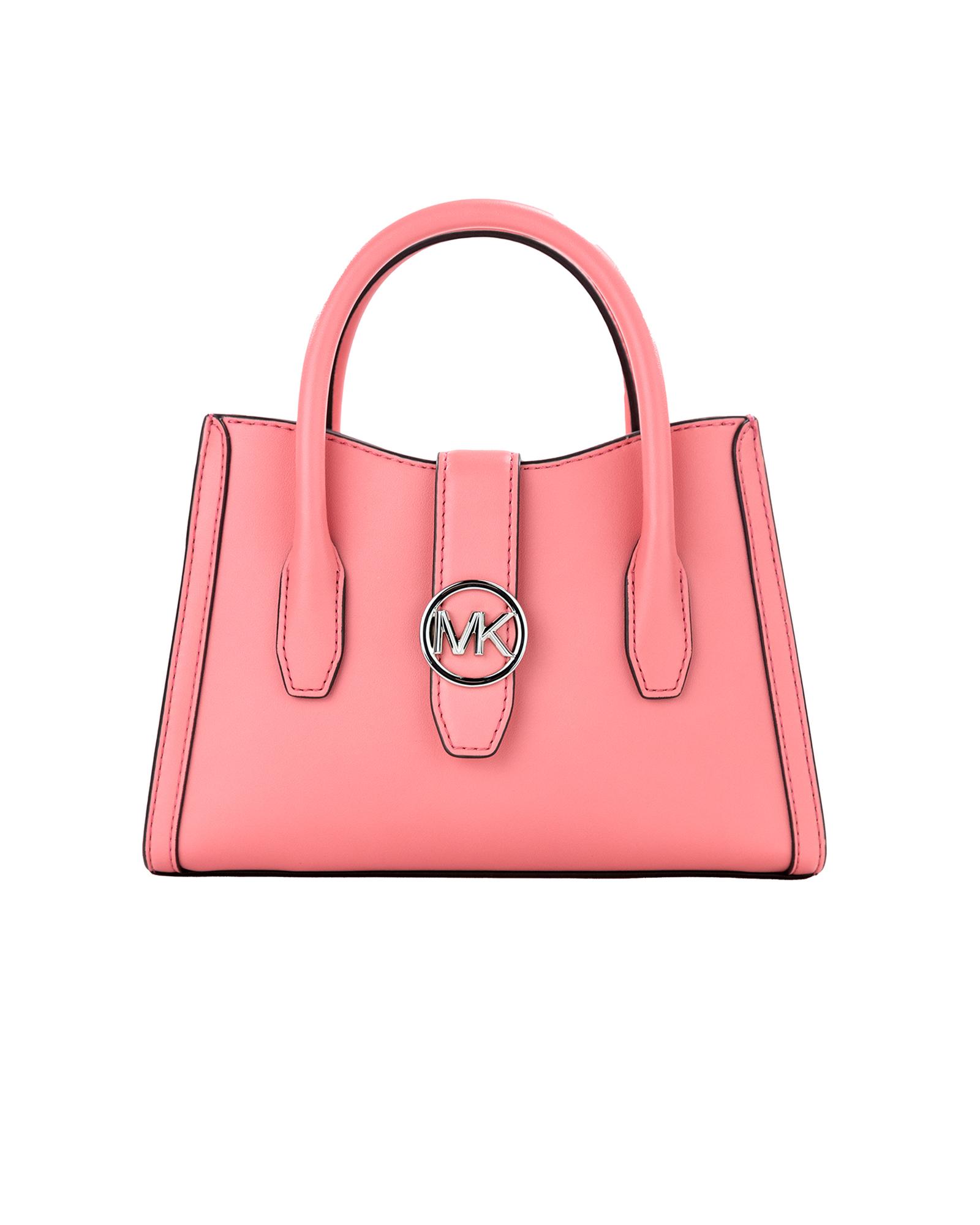 Tea Rose Top Zip Satchel Crossbody Tas