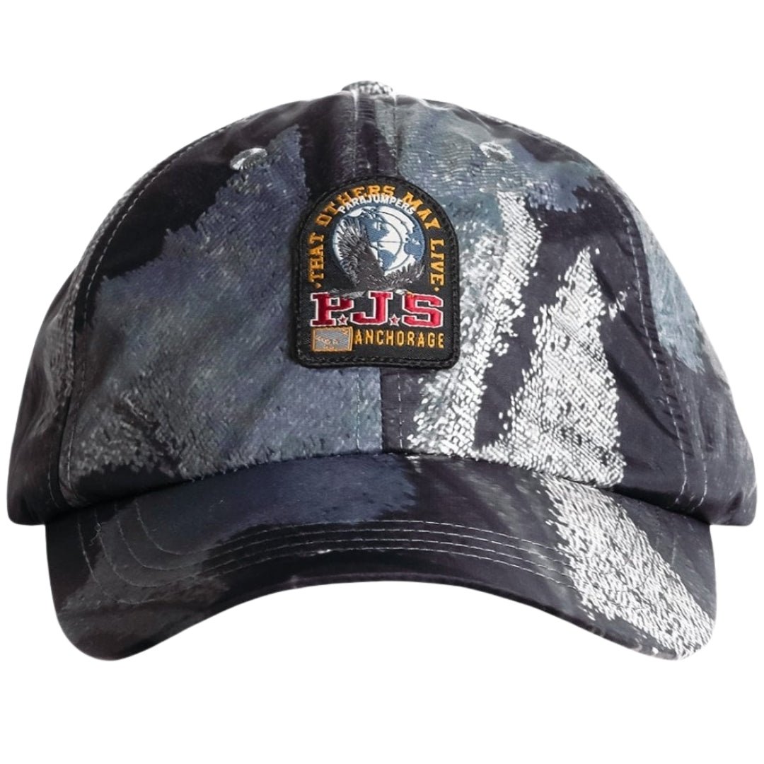 Marineblaue Mutze mit Outback-Schmetterlingsdruck von Parajumpers