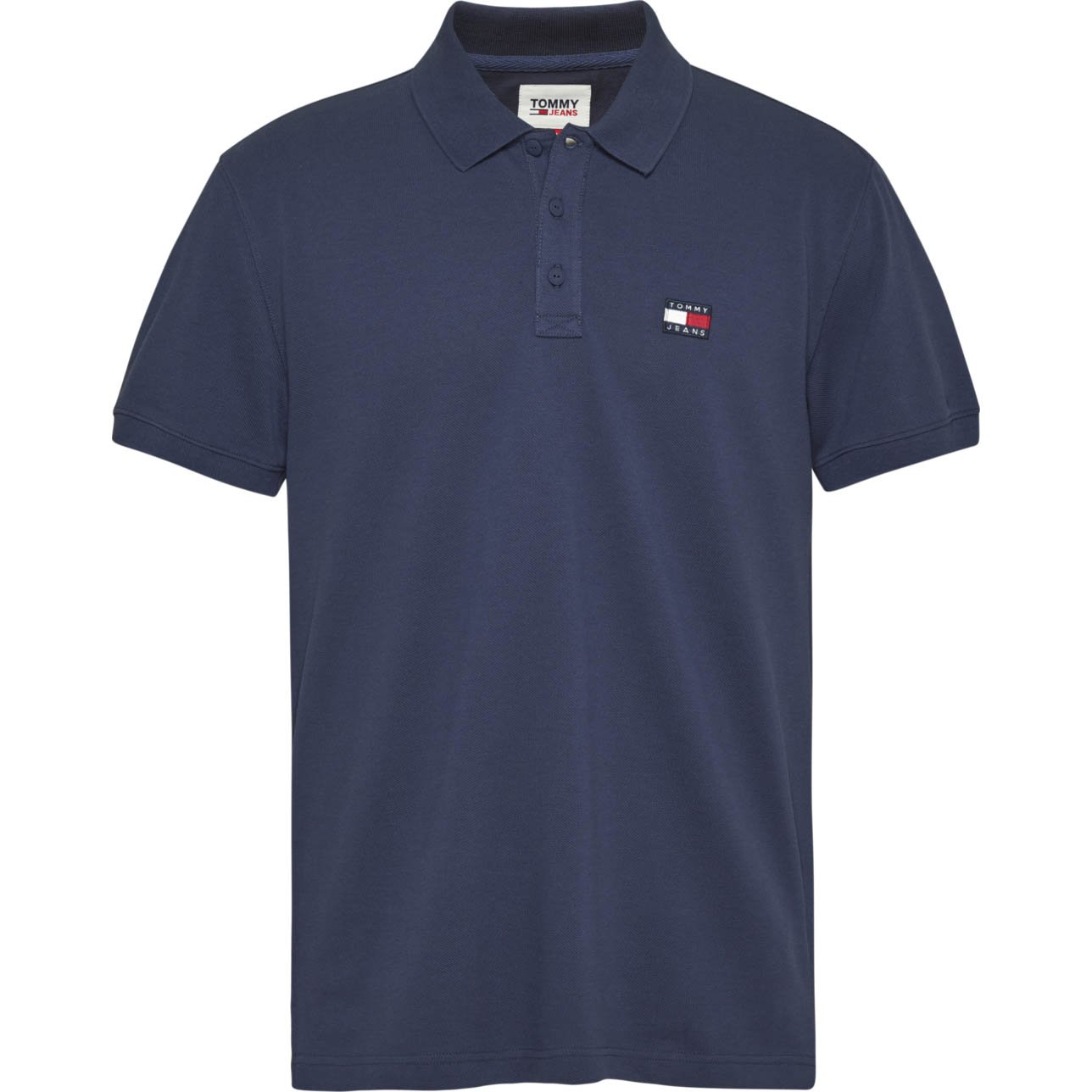 Tommy Jeans Polo SS Classic Badge Polo Blå