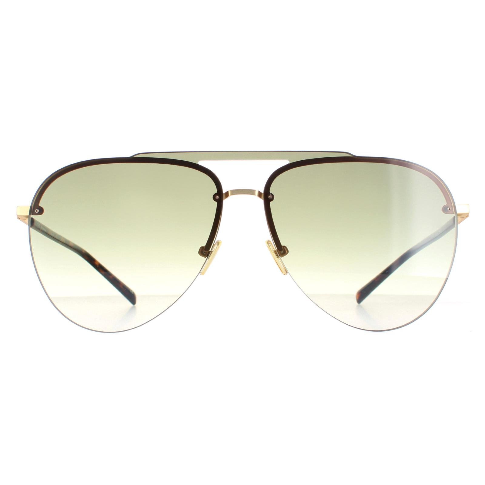 Ted Baker Aviator Mens Brown Green TB1628 Mose